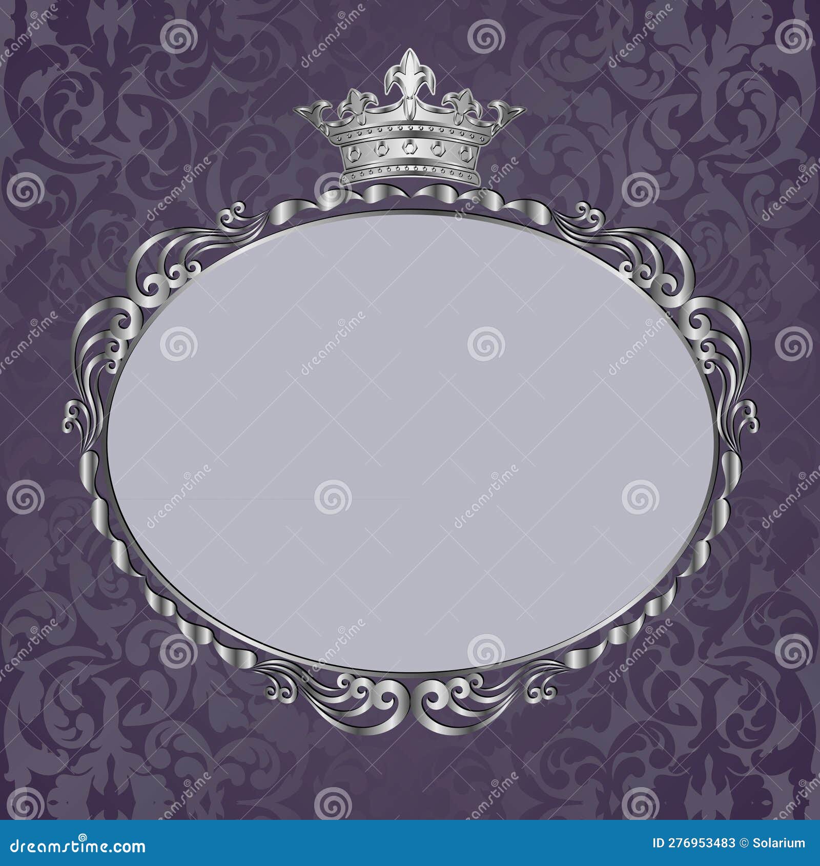 Royal frame stock vector. Illustration of frame, clip - 276953483