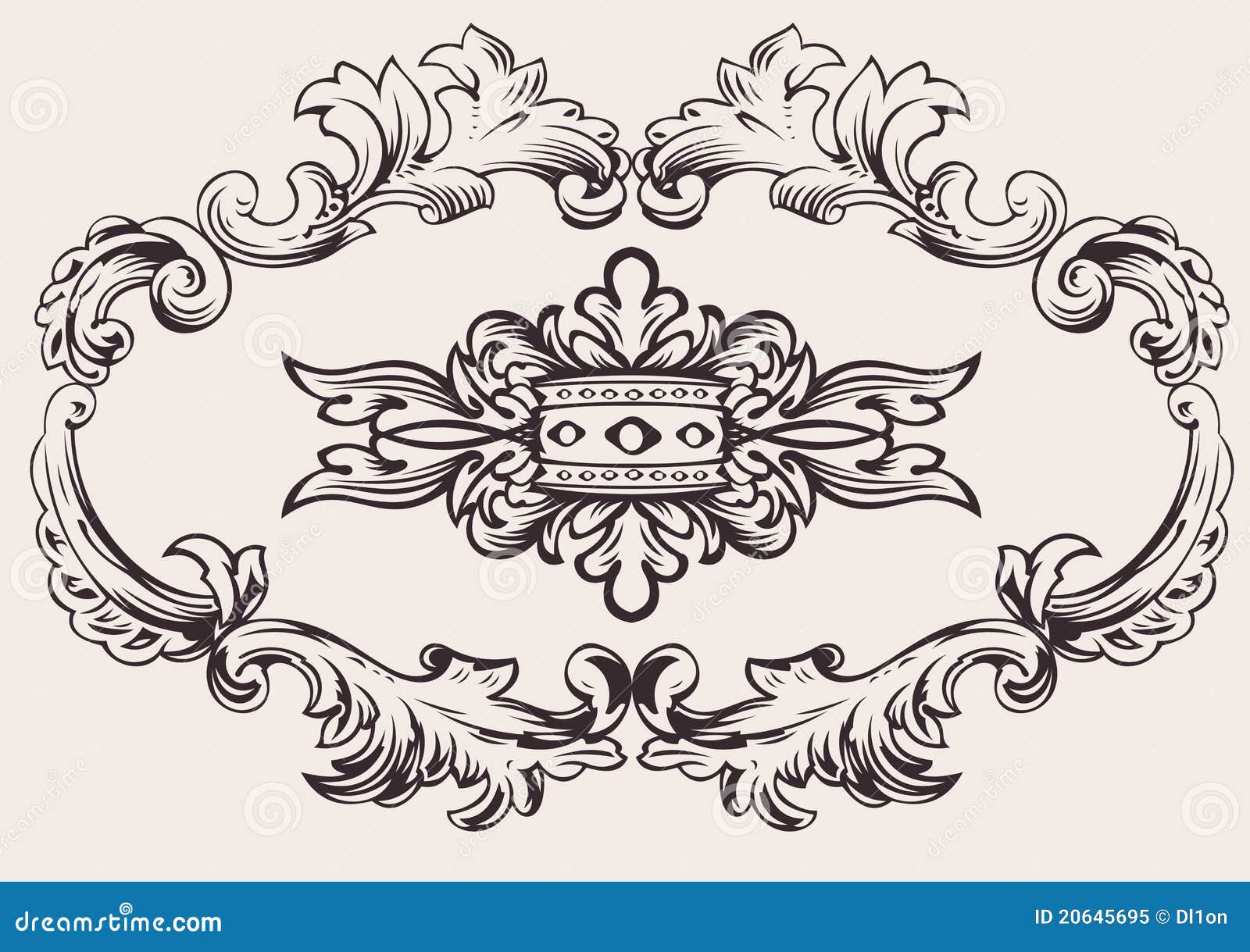 Royal Frame Decoration Vector Stock Vector - Illustration of corner ...