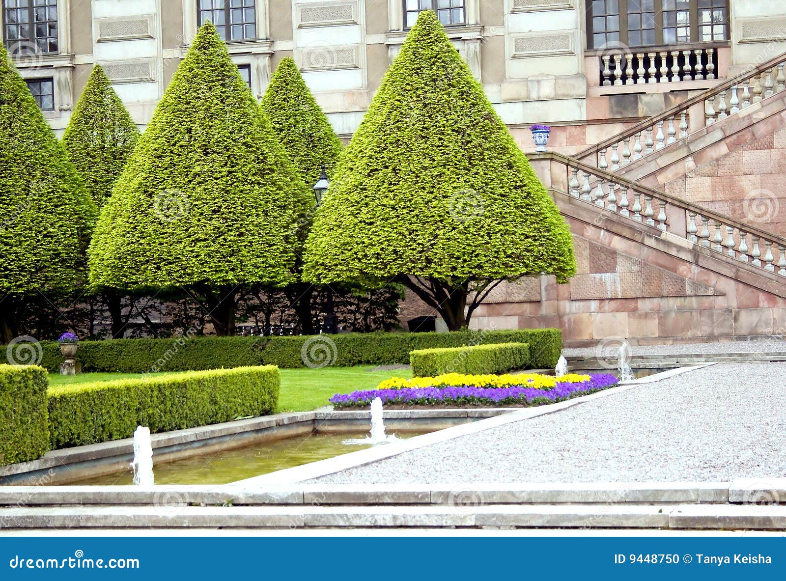 Royal garden stock photo. Image of promenade, outdoor - 9448750
