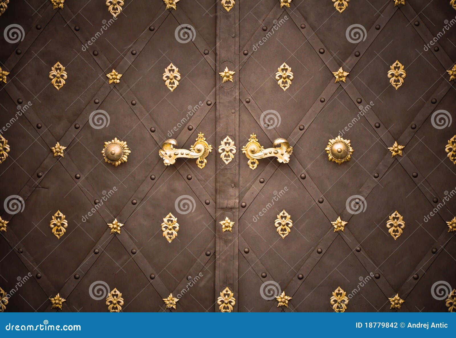 Royal gate stock photo. Image of queenly, entry, metal - 18779842