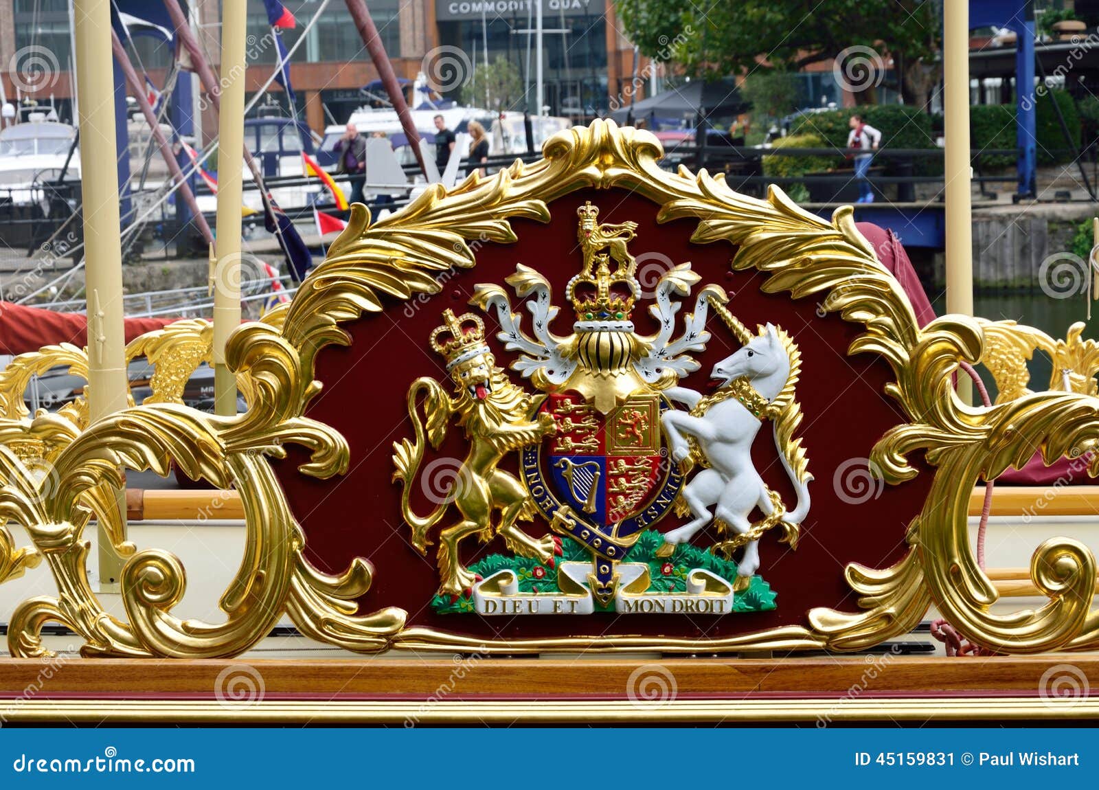 Royal golden crest stock image. Image of decorative, shield - 45159831
