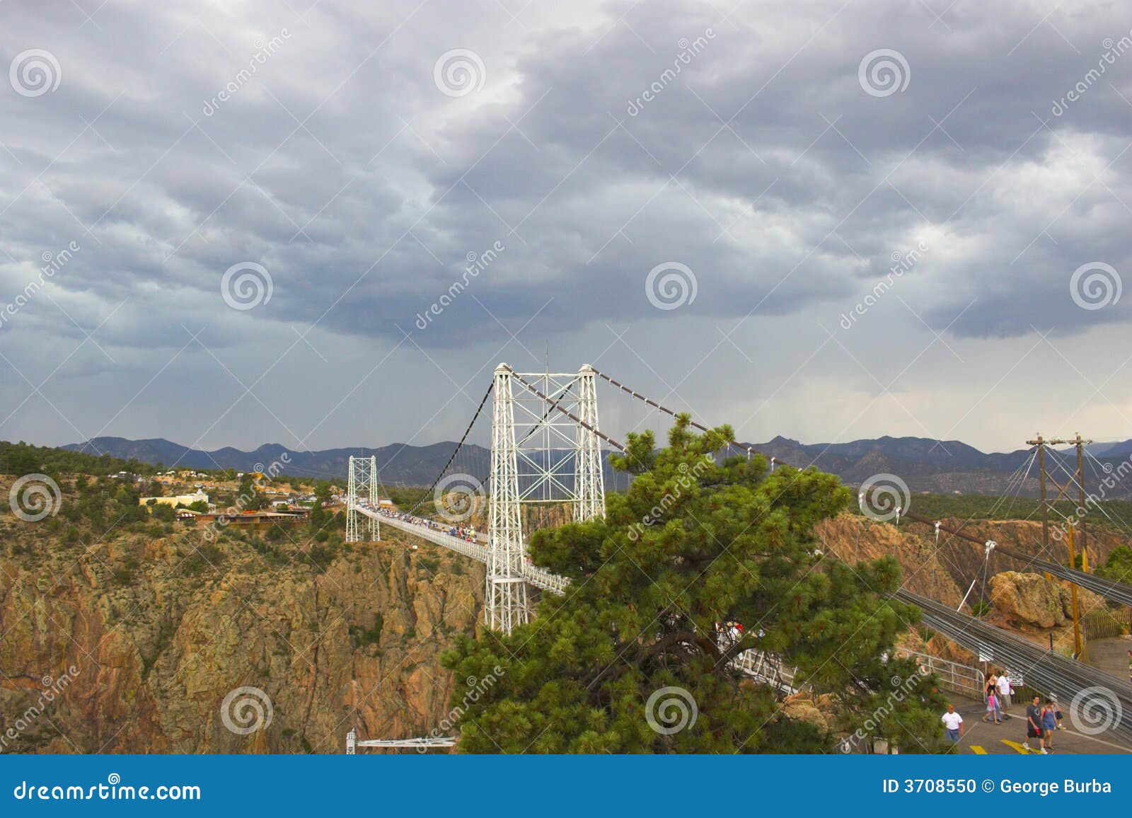Royal Gorge bridge stock photo. Image of storm, summer - 3708550