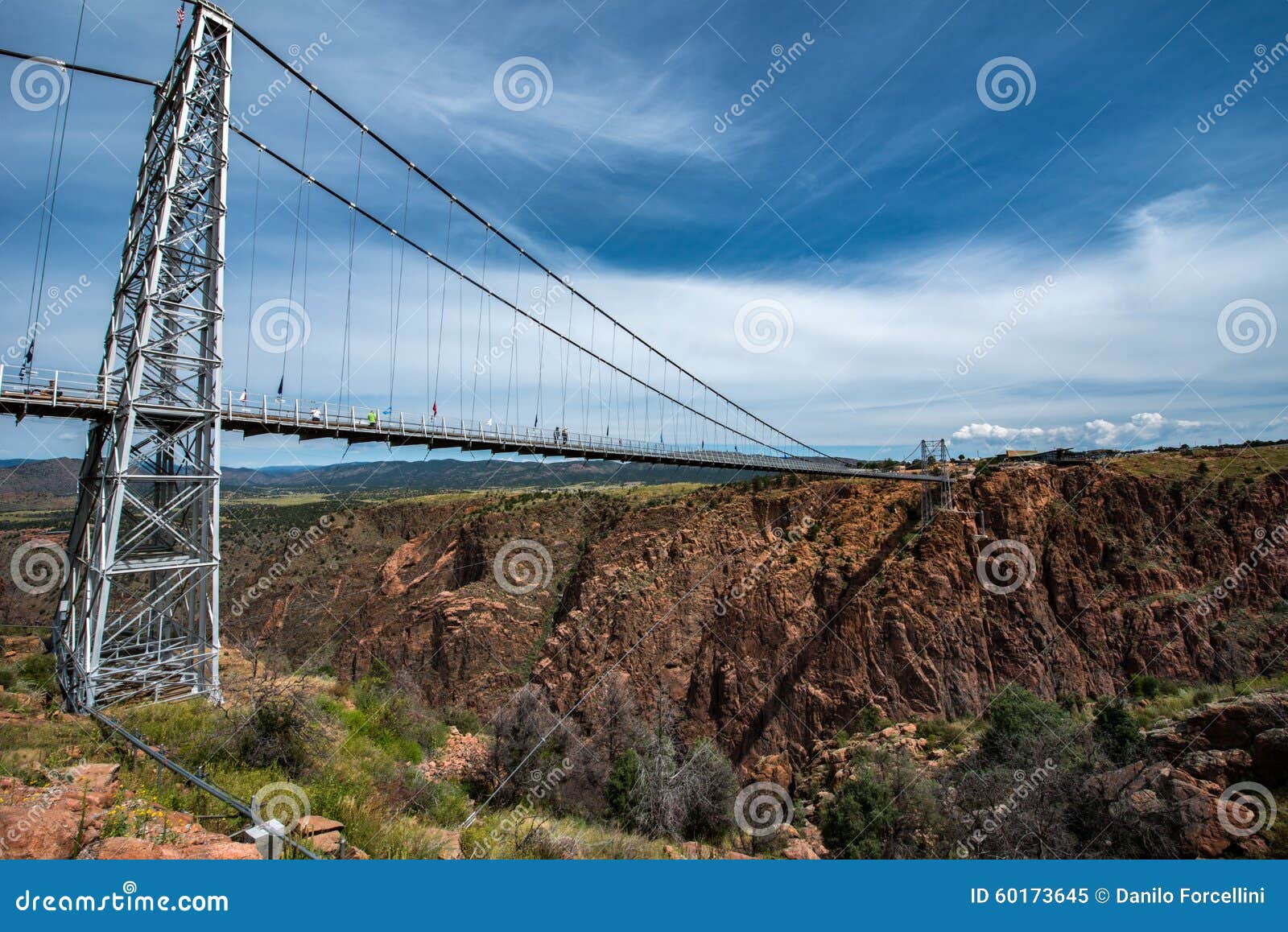 Royal Gorge Bridge, Colorado Stock Image - Image of mountain, stone ...