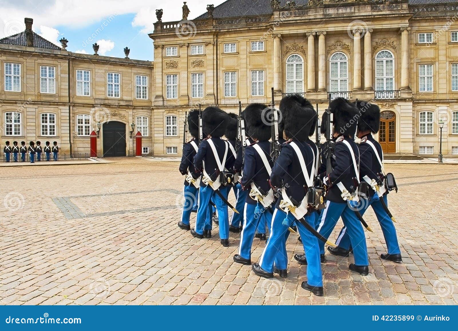 Royal Guard in Copenhagen editorial stock image. Image of history ...