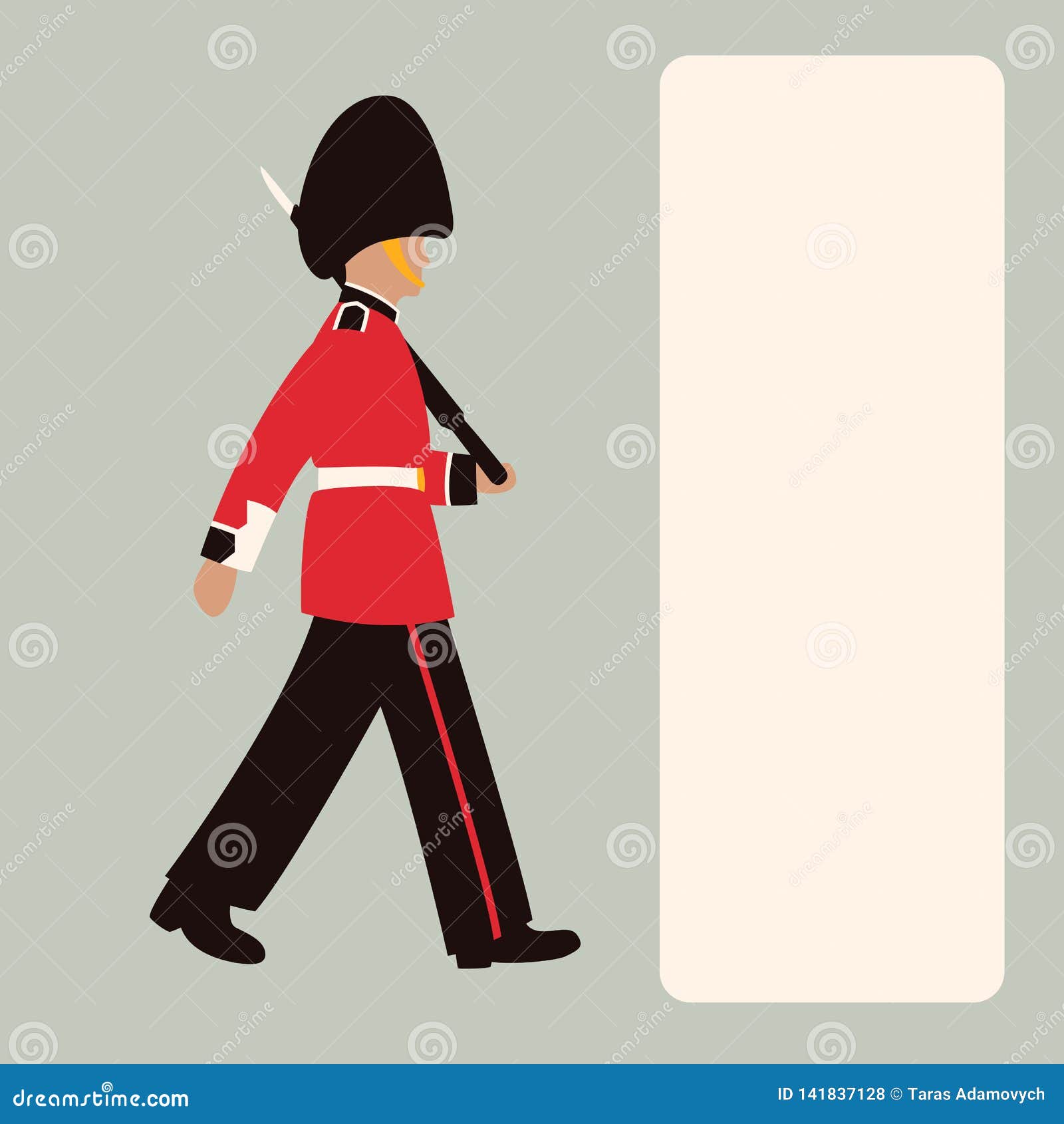 Royal Guard , Vector Illustration, Flat Style Stock Vector ...