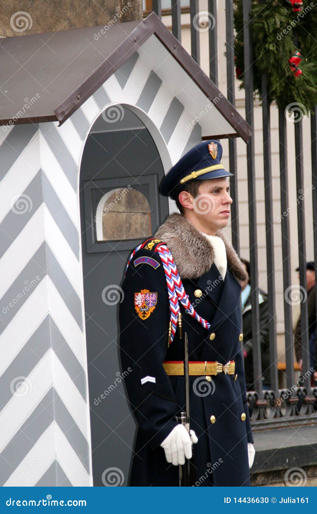 Royal guardian in Prague editorial image. Image of prague - 14436630