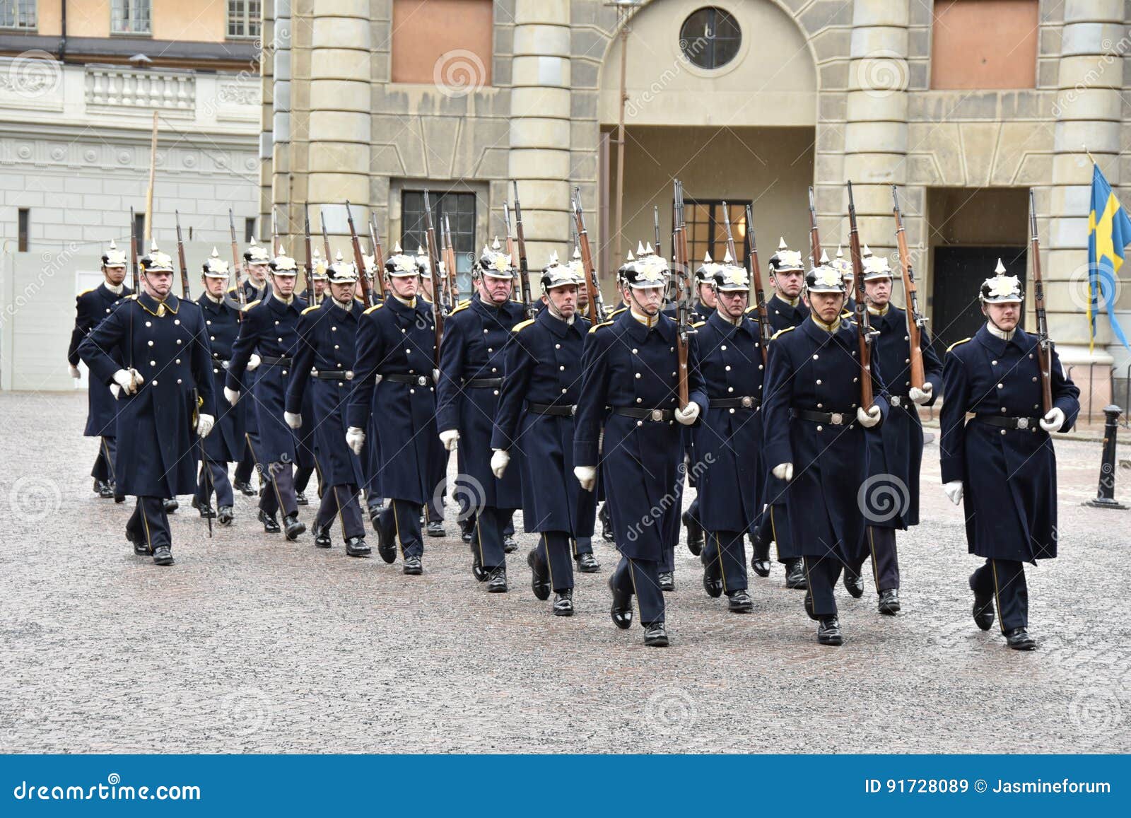 The Royal Guards of Sweden editorial stock image. Image of guards ...