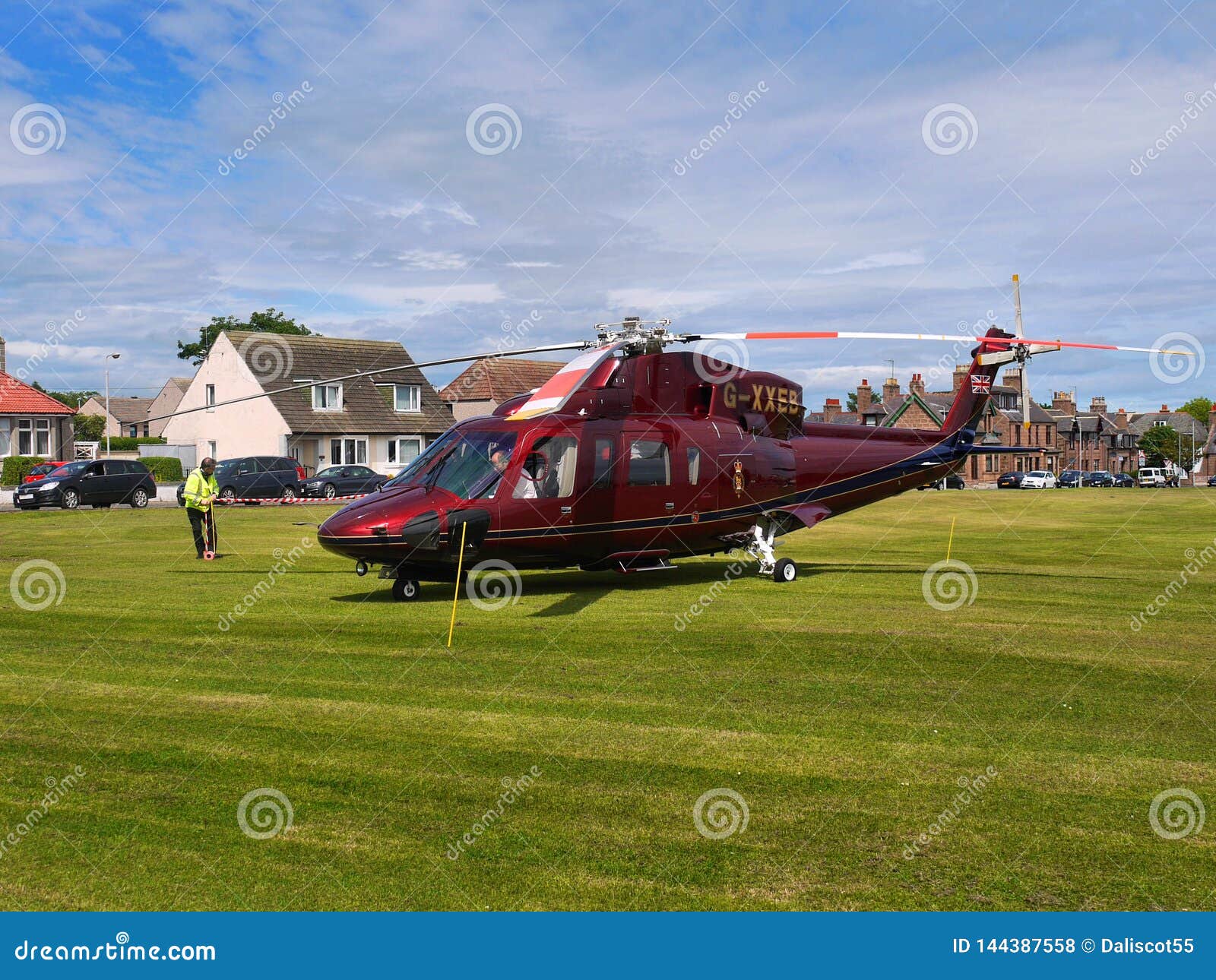 Prince Charles Royal Helicopter on Standby. Editorial Stock Photo ...