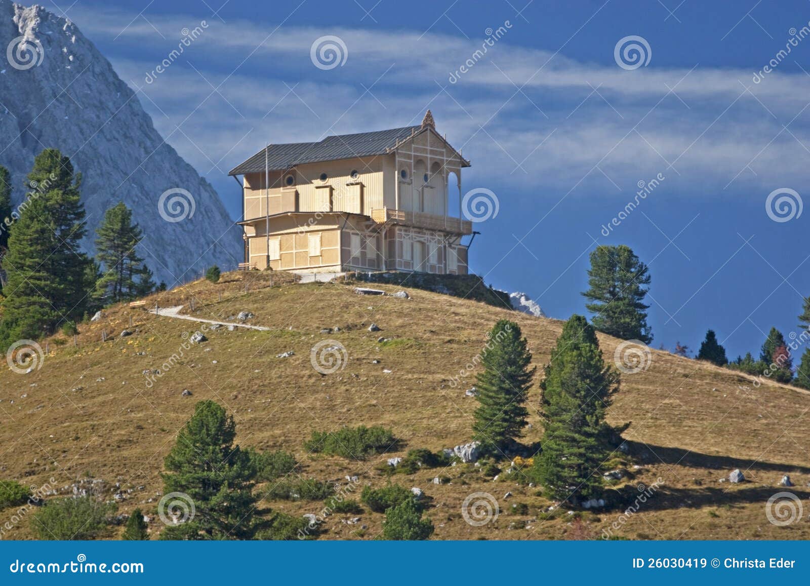 Royal hunting castle stock image. Image of upper, architecture - 26030419