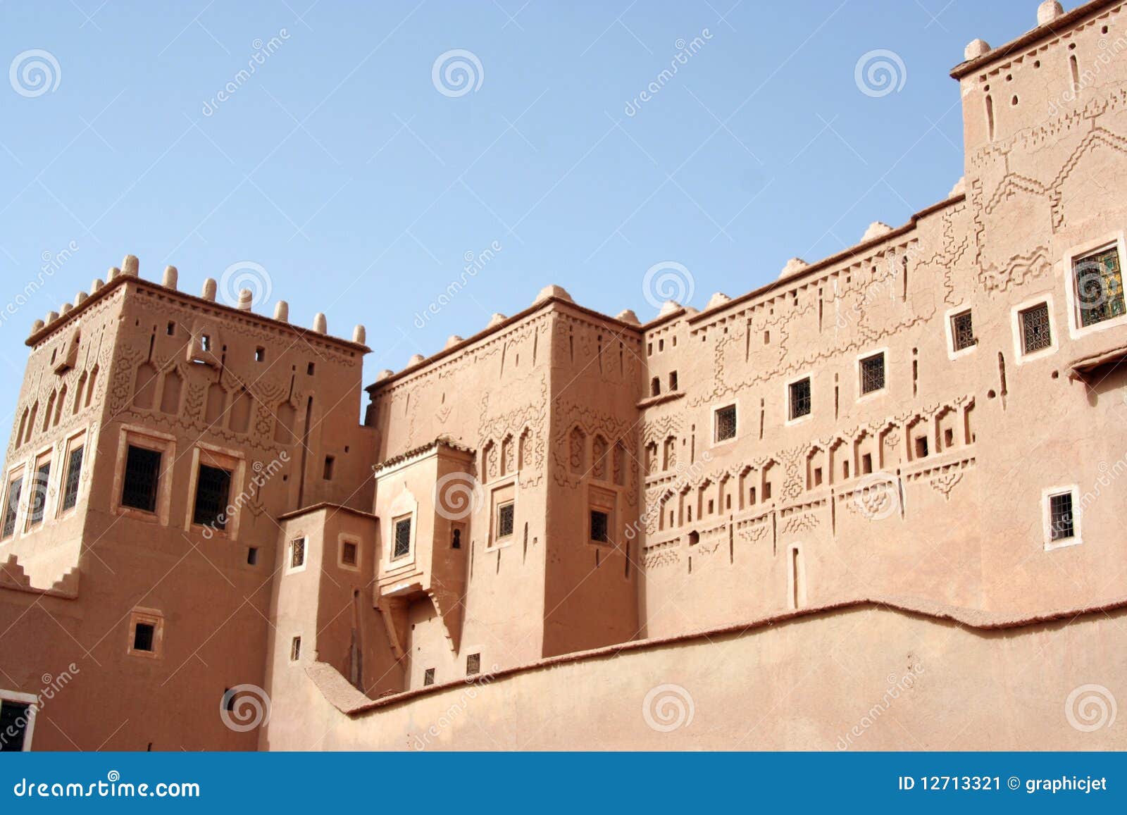 Royal kasbah stock image. Image of city, village, africa - 12713321