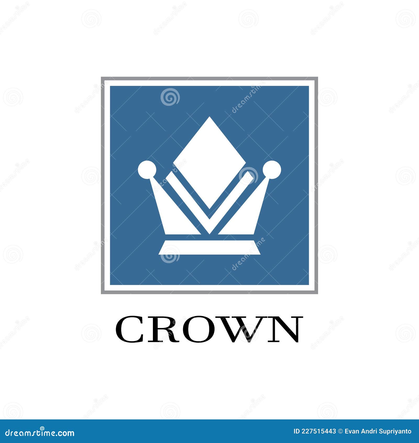 Royal King Queen Crown Elegant Luxury Logo Design Stock Vector ...