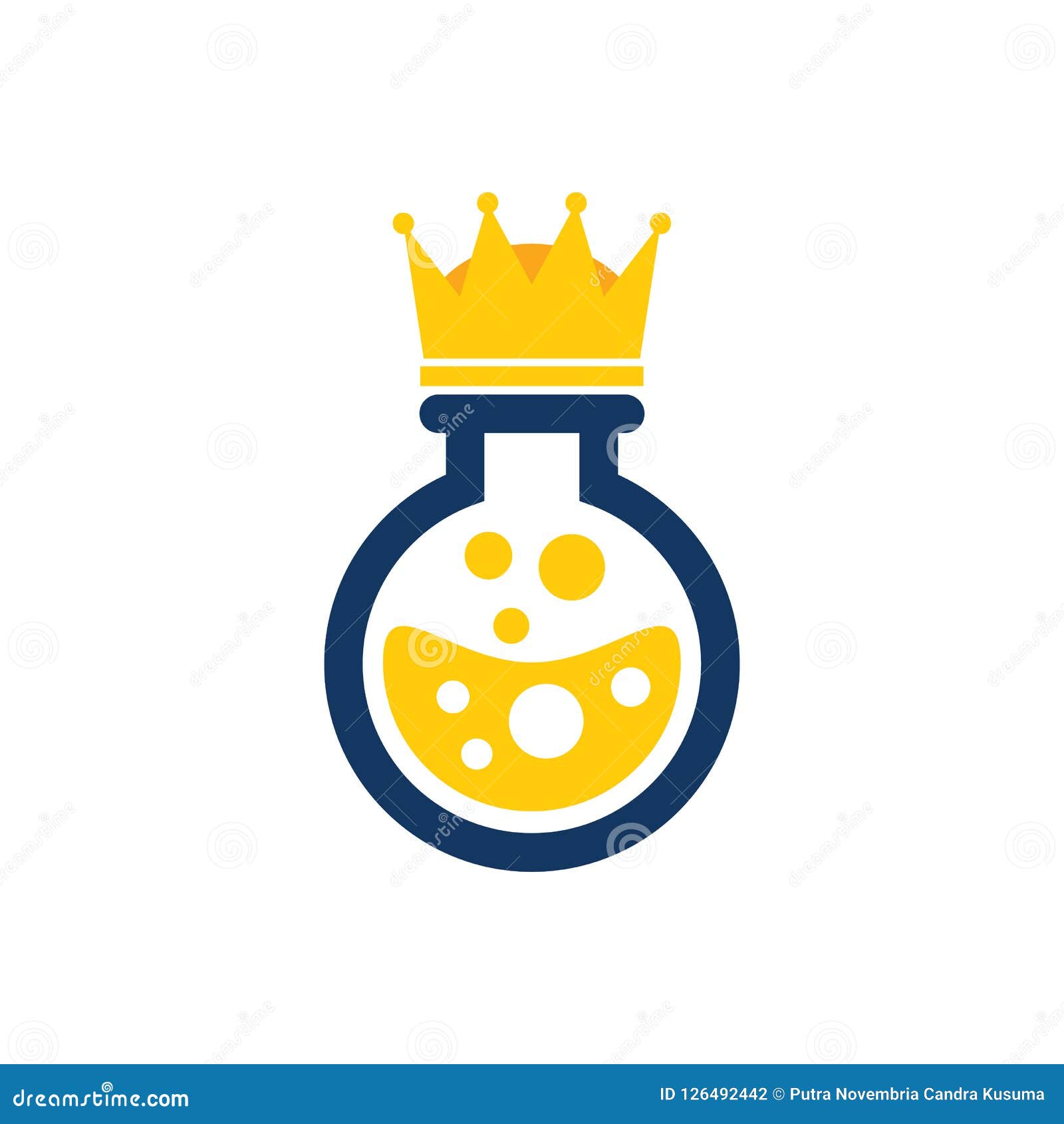 Royal Lab Logo Icon Design stock illustration. Illustration of clinic ...