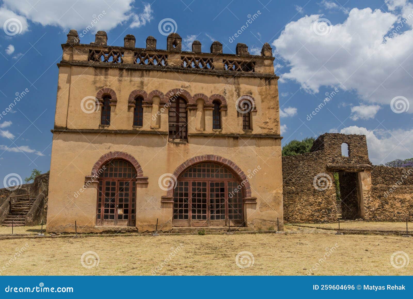 Royal Library Building in the Royal Enclosure in Gondar, Ethiop Stock ...