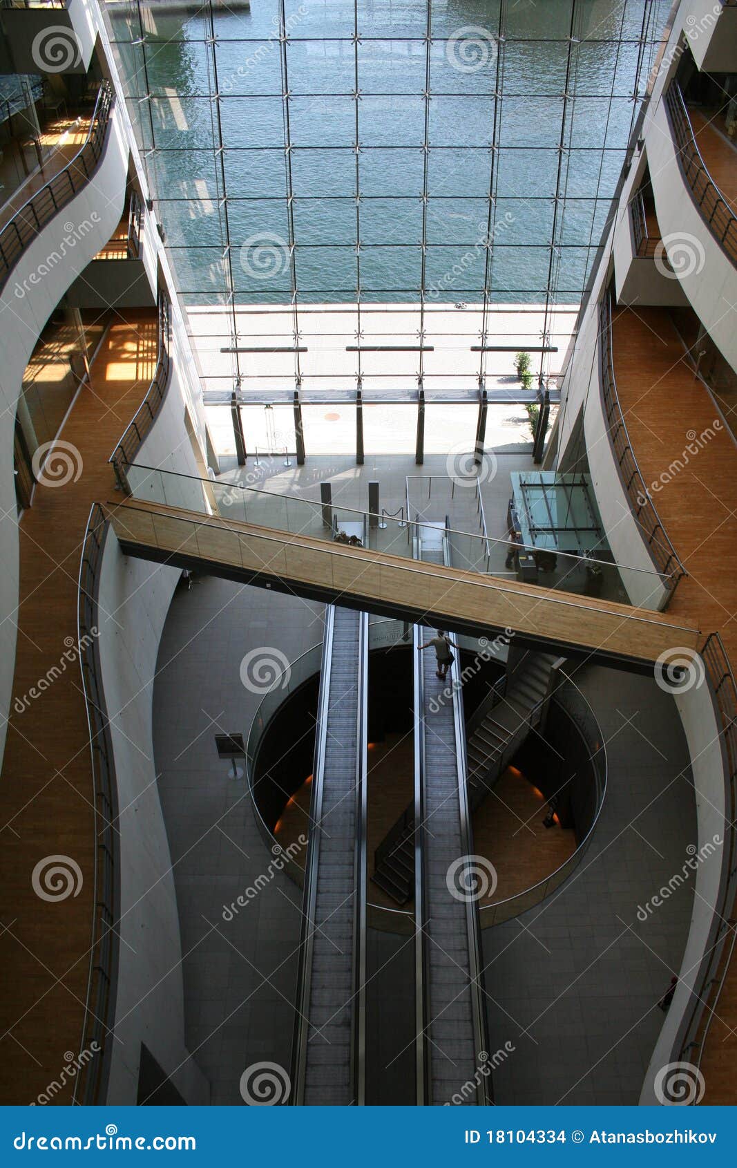 The Royal Library in Copenhagen -the Black Diamond Stock Photo - Image ...