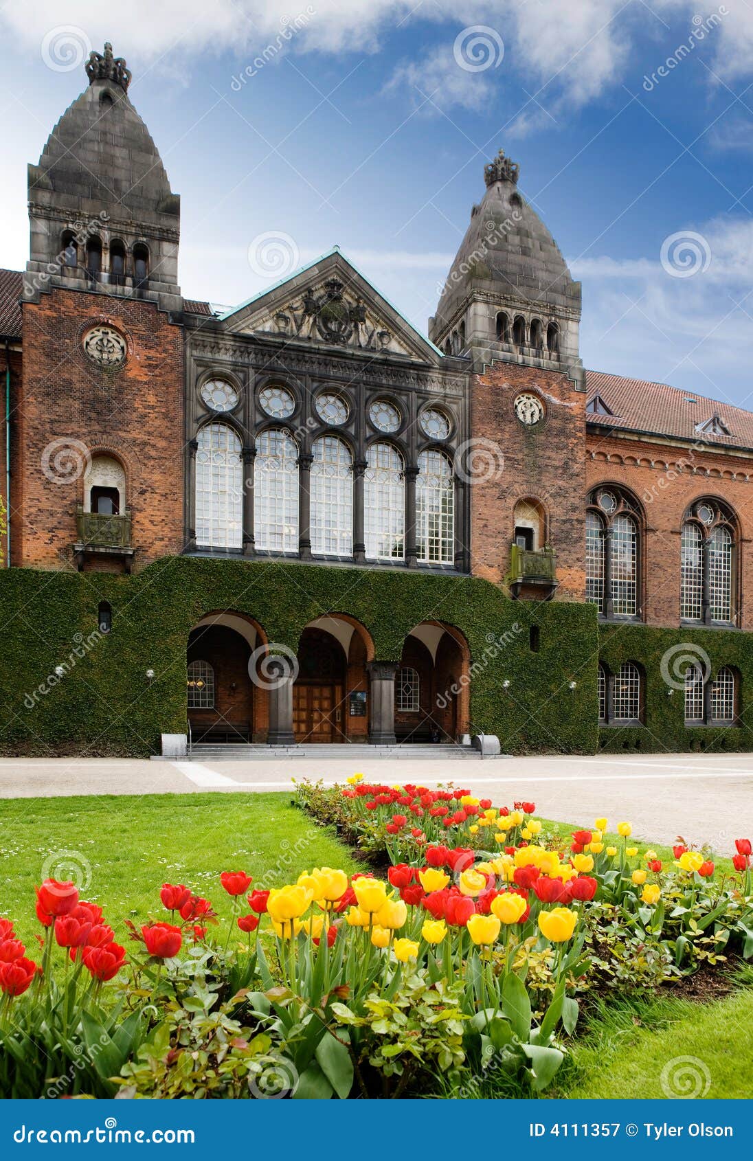 Royal Library Garden stock image. Image of flower, landscaping - 4111357