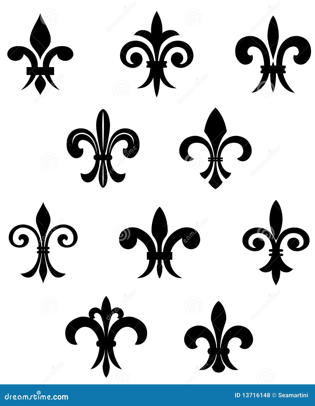 Royal lily stock vector. Illustration of ornate, majestic - 13716148