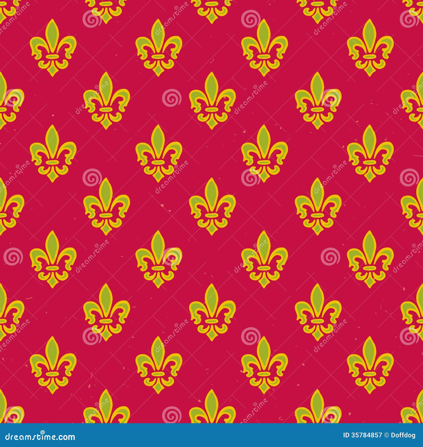 Royal lily pattern stock vector. Illustration of rokoko - 35784857