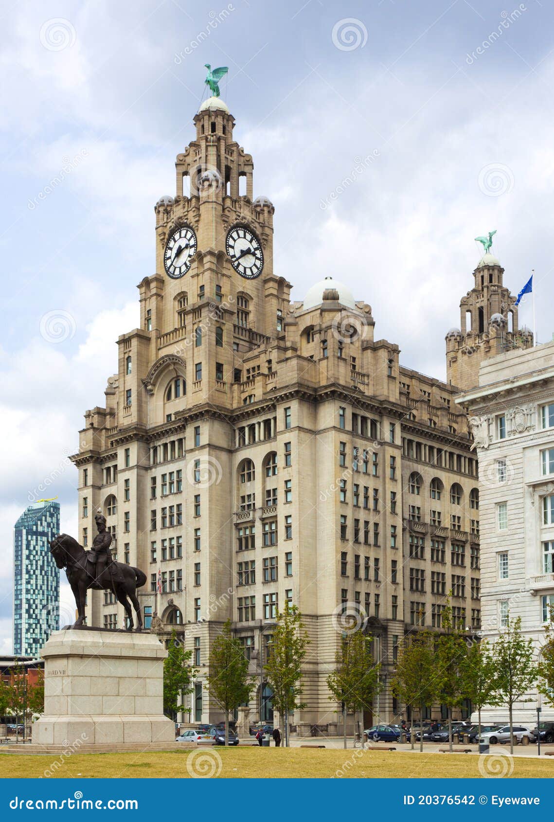 The Royal Liver Building, Liverpool Stock Photo - Image of building ...