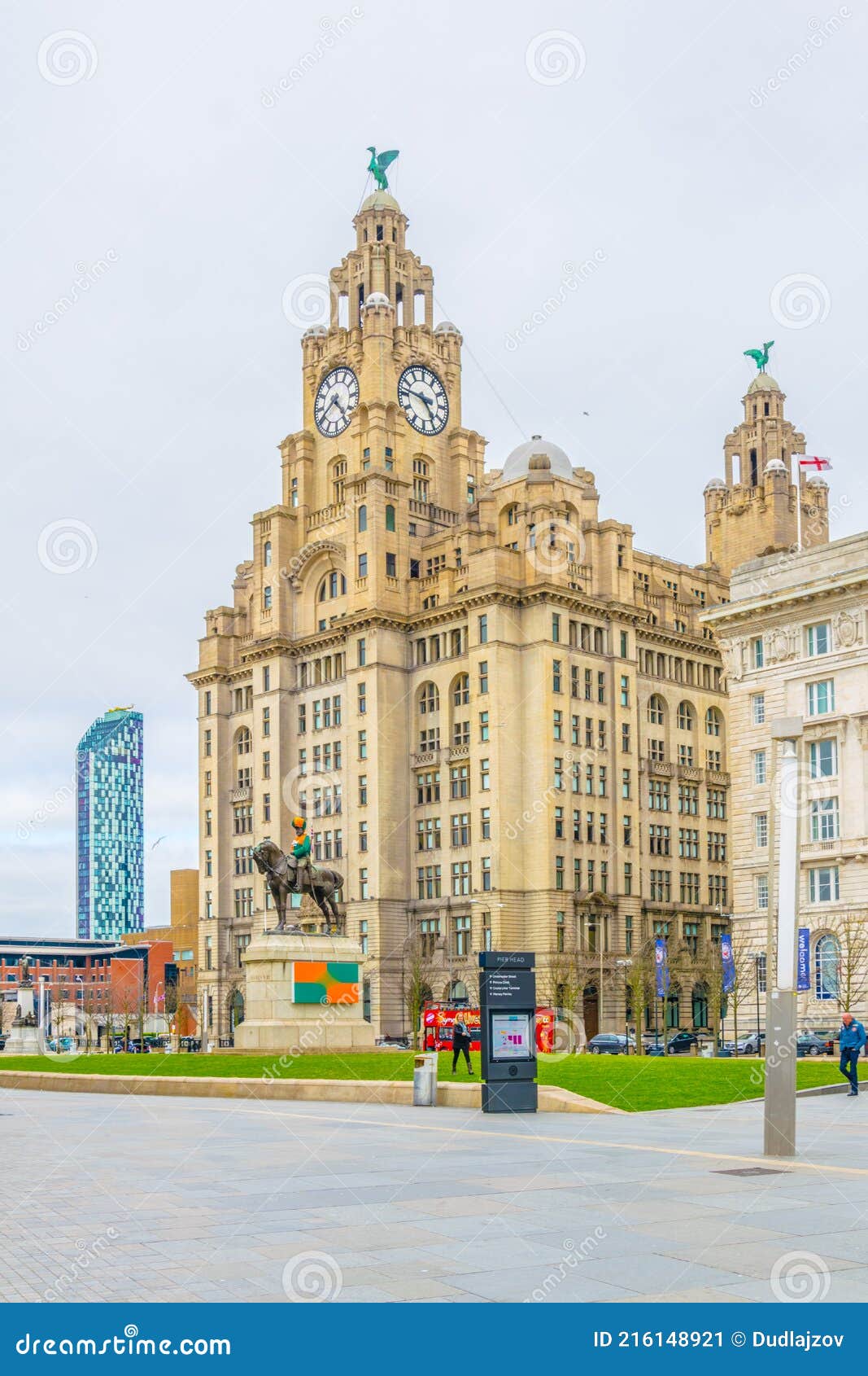 The Royal Liver Building in Liverpool, England Editorial Photo - Image ...