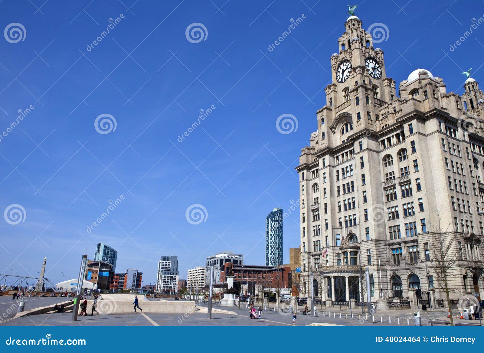 The Royal Liver Building on the Pier Head in Liverpool Editorial Stock ...