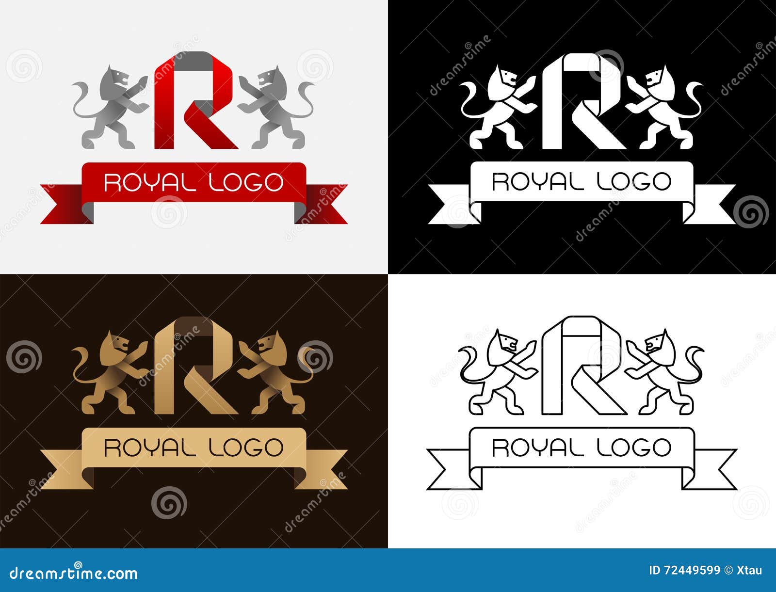 Royal Logo stock vector. Illustration of antique, elegant - 72449599