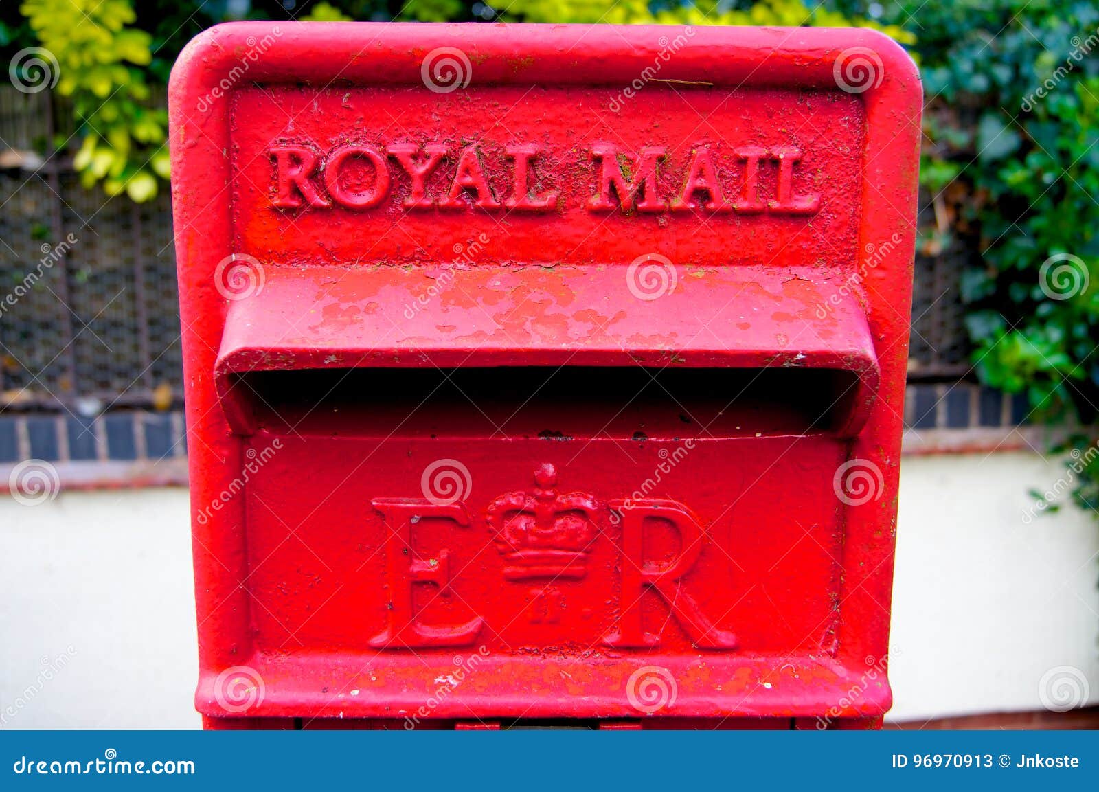 The Royal Mailbox in England Stock Image - Image of hole, letterbox ...