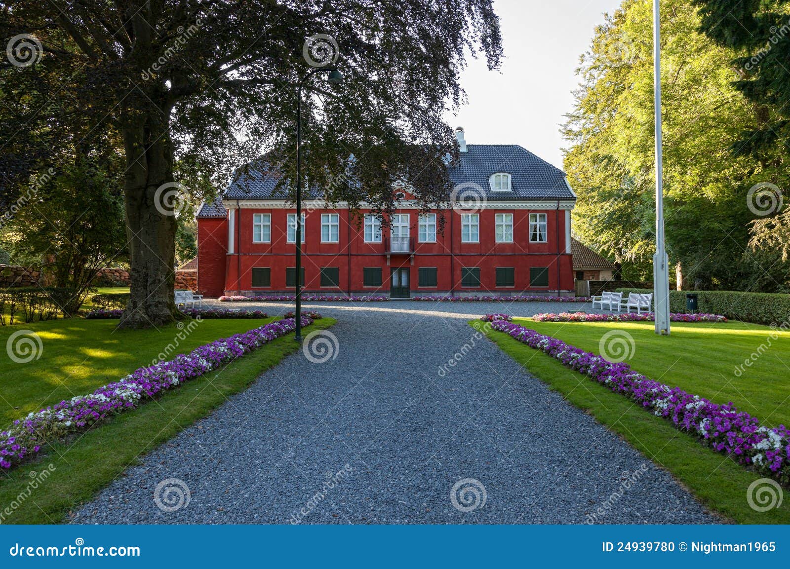 The Royal Manor Ledaal in Stavanger, Norway Stock Photo - Image of ...