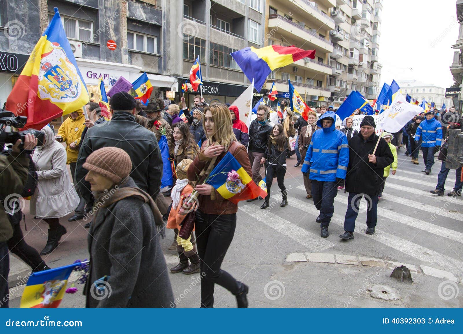 Peoples at the Royal March on 5th of May Editorial Stock Photo - Image ...