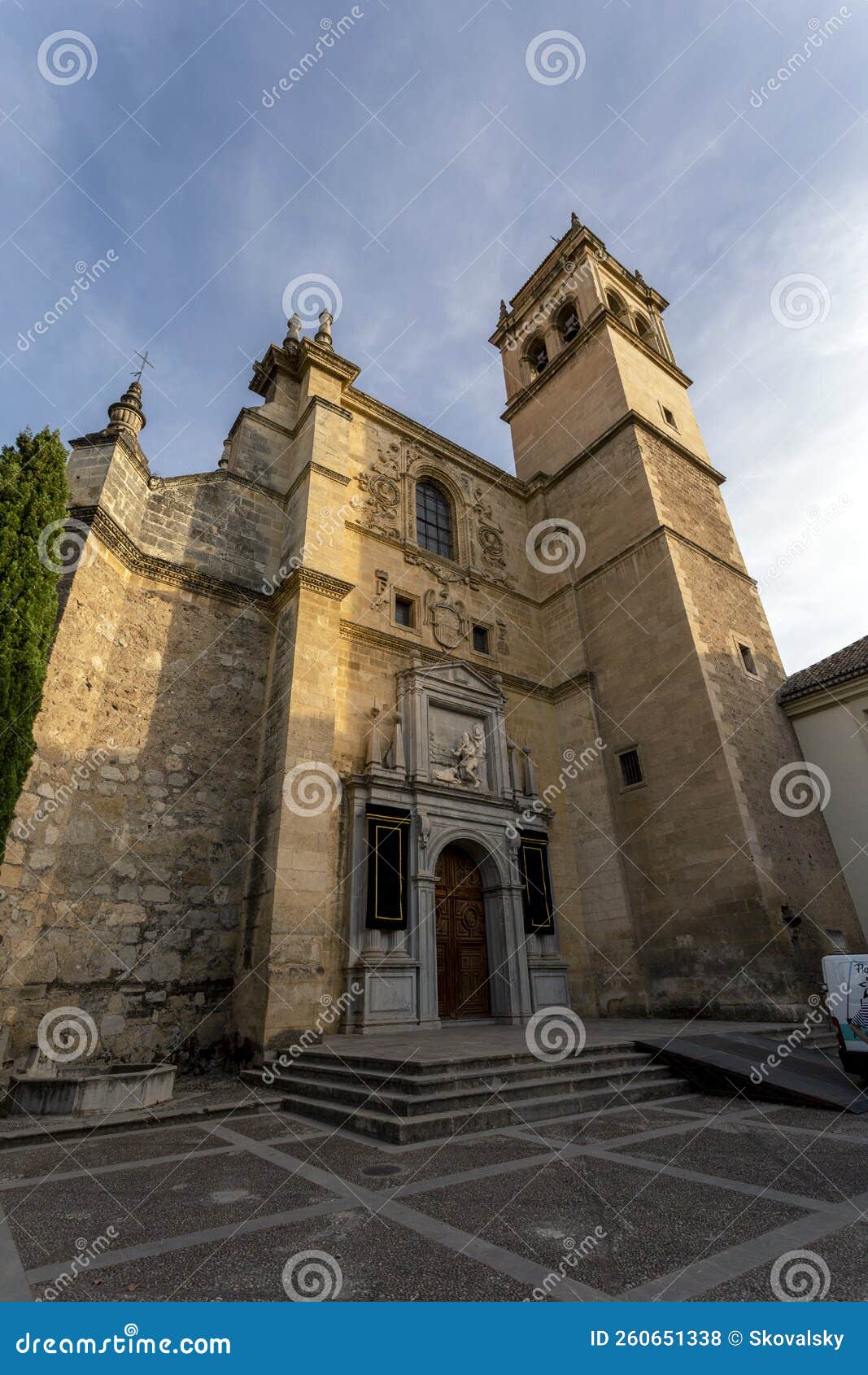 The Royal Monastery of St. Jerome in Granada Stock Photo - Image of ...