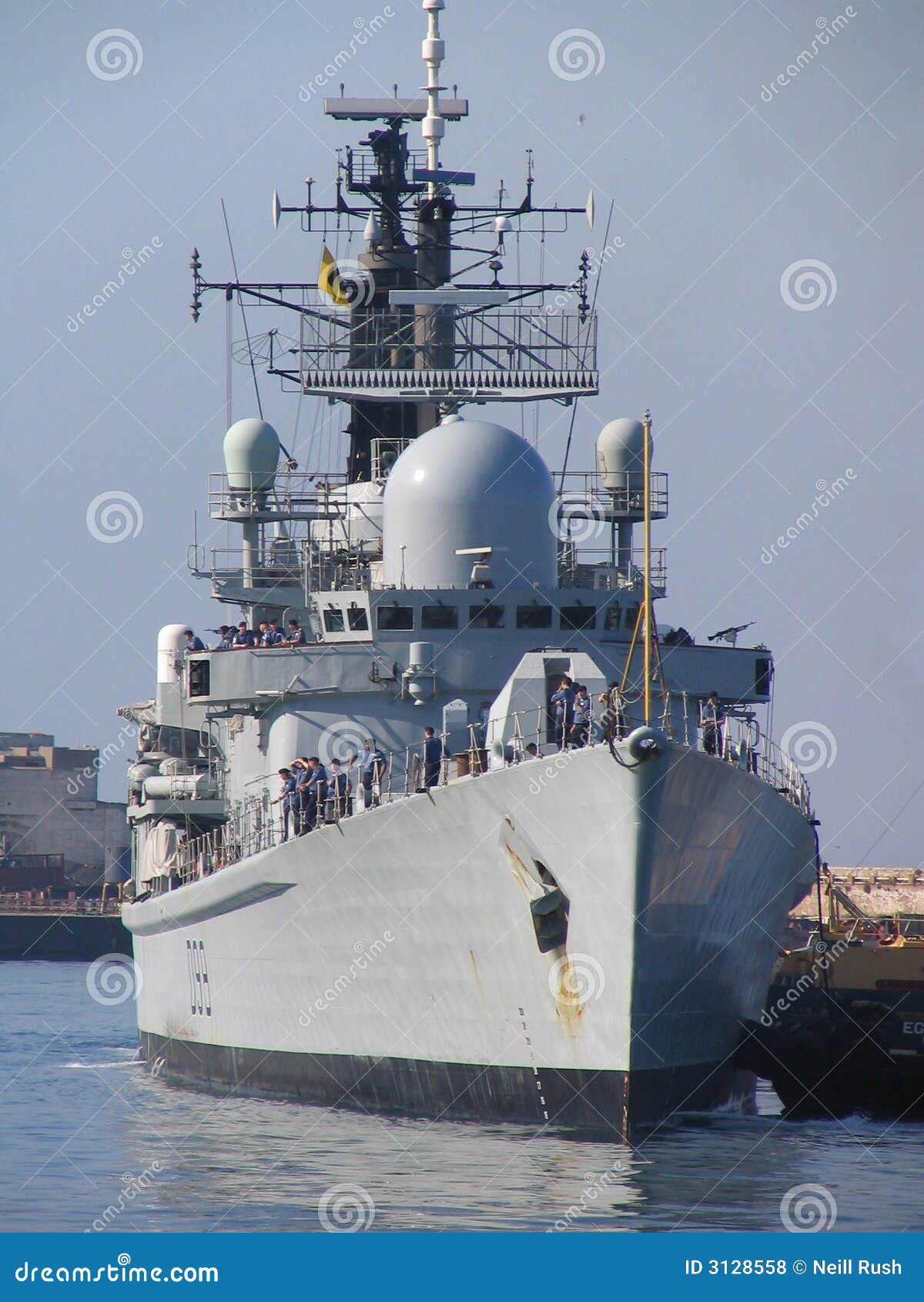 Royal Navy destroyer stock photo. Image of royal, military - 3128558