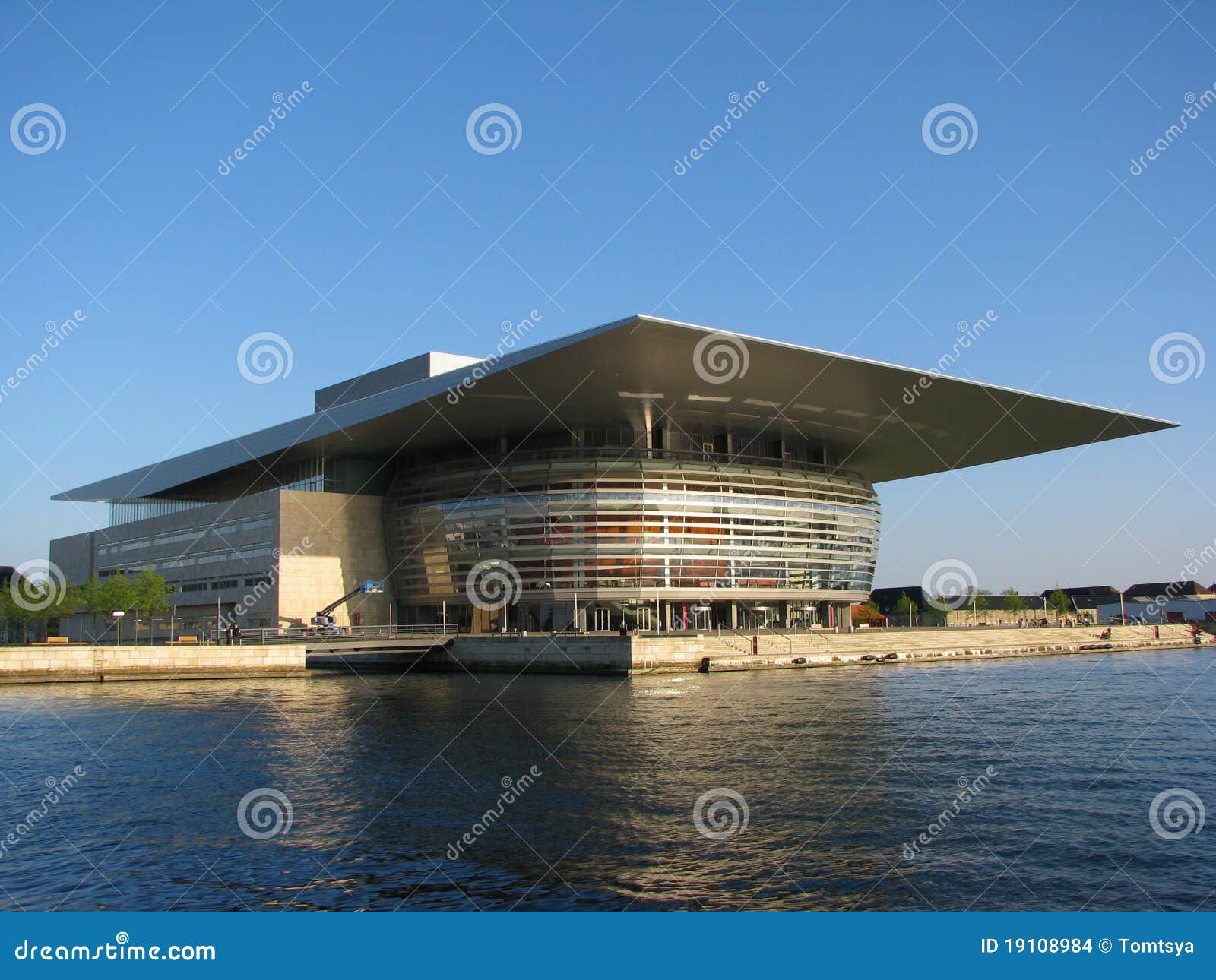 Royal Opera House in Copenhagen Stock Photo - Image of denmark, harbor ...