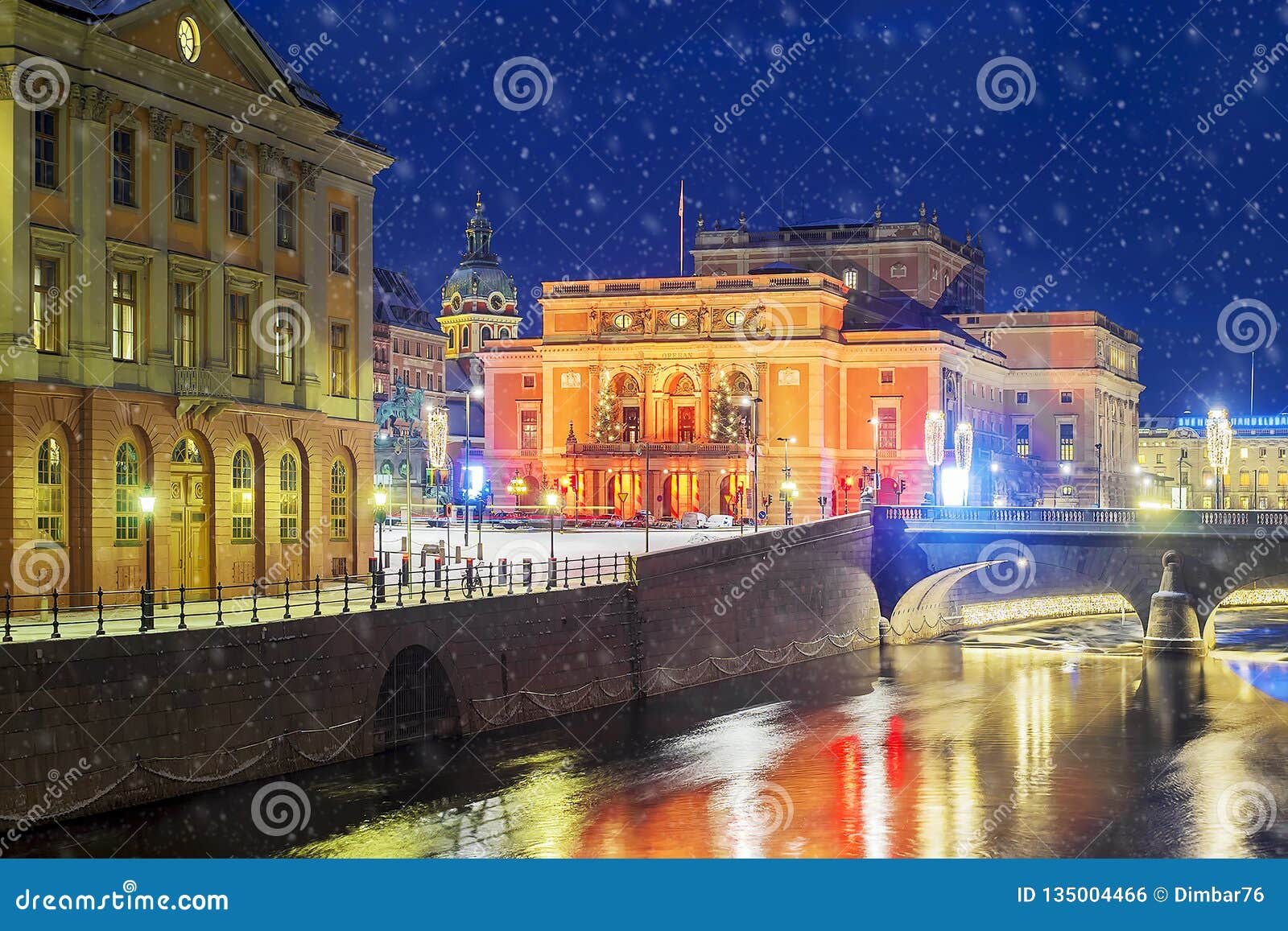 Royal Opera in Stockholm, Sweden Stock Photo - Image of holiday, house ...
