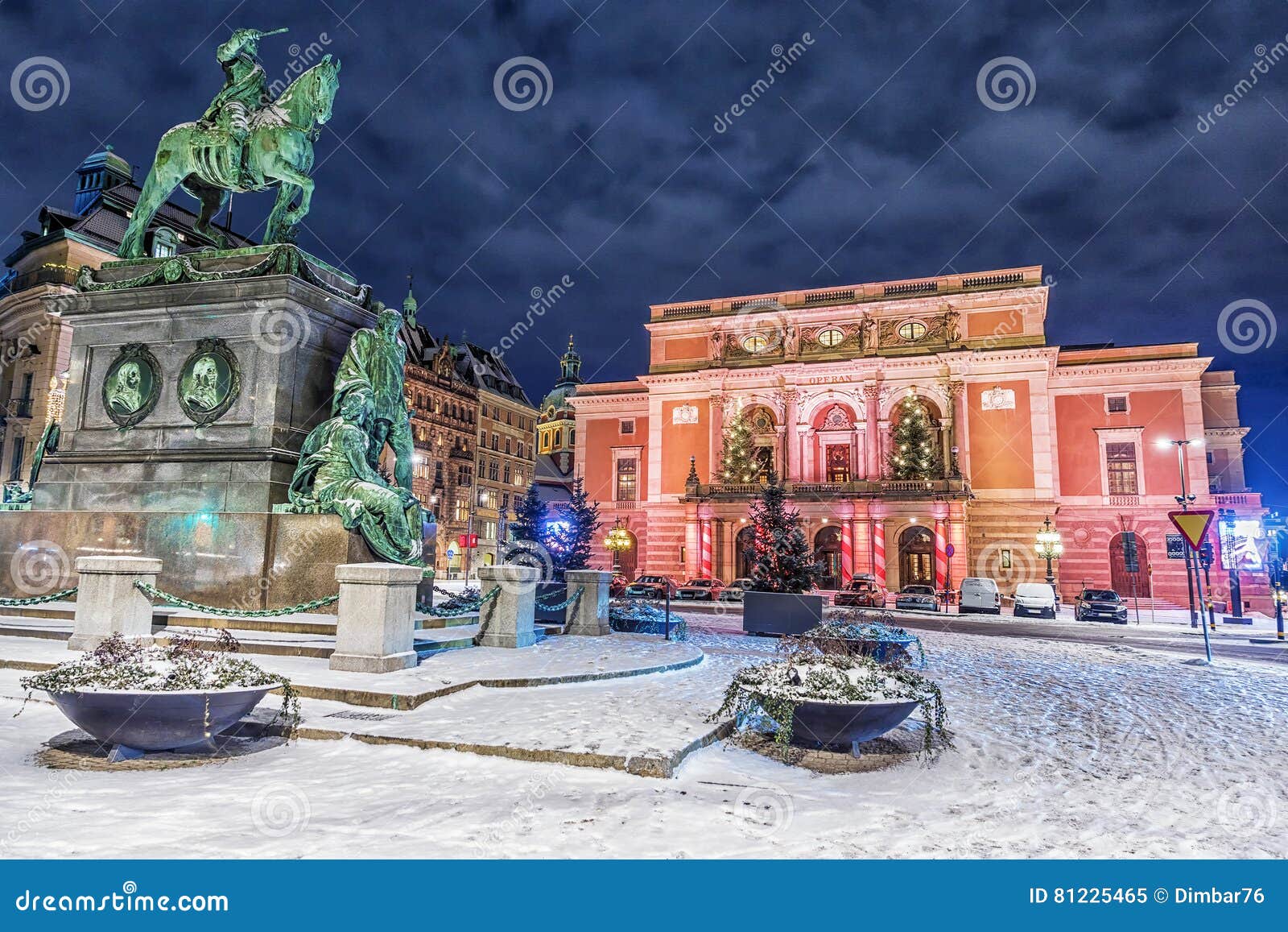 Royal Opera in Stockholm, Sweden Stock Image - Image of norrmalm ...