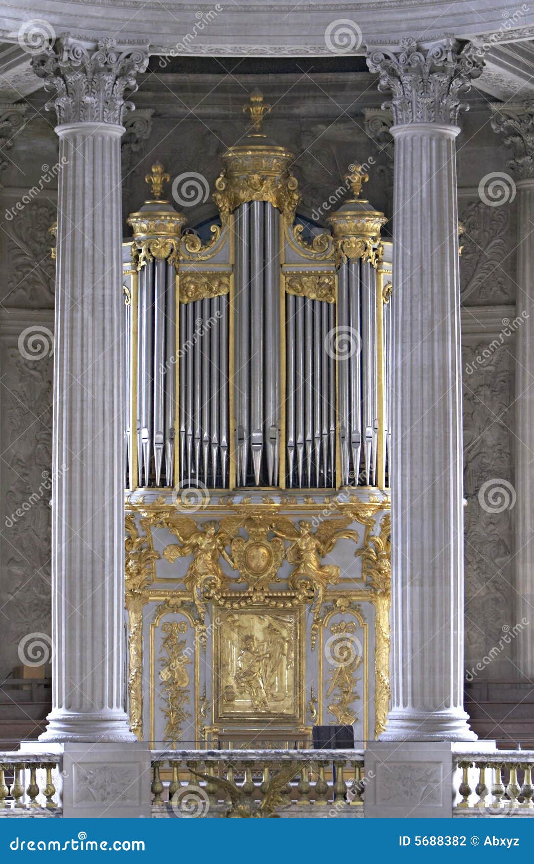 Royal organ stock photo. Image of architectural, france - 5688382