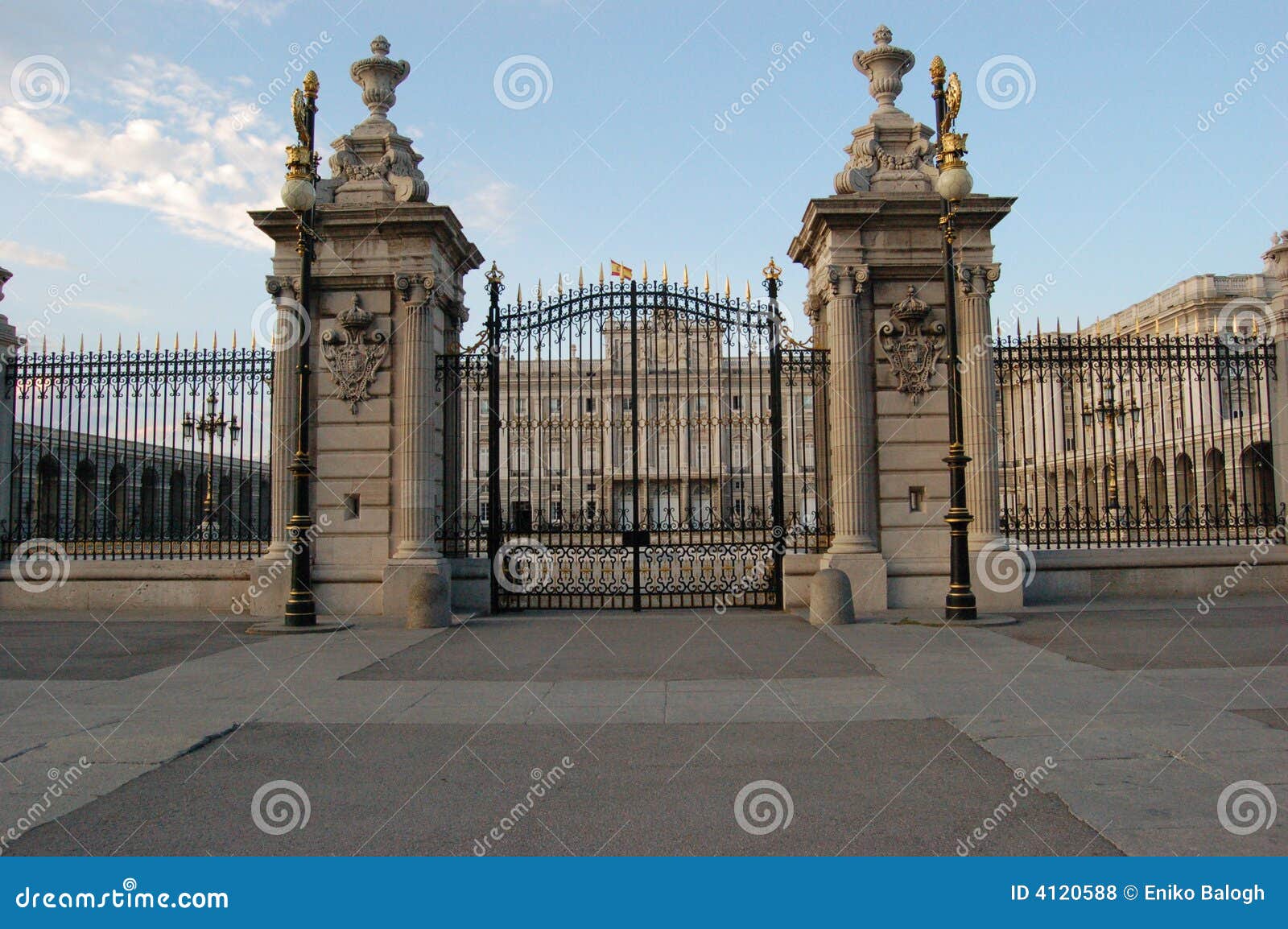 Royal Palace stock photo. Image of gate, urban, castle - 4120588