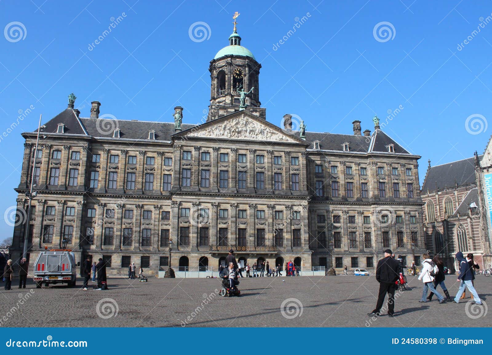 The Royal Palace in Amsterdam Editorial Stock Photo - Image of centre ...