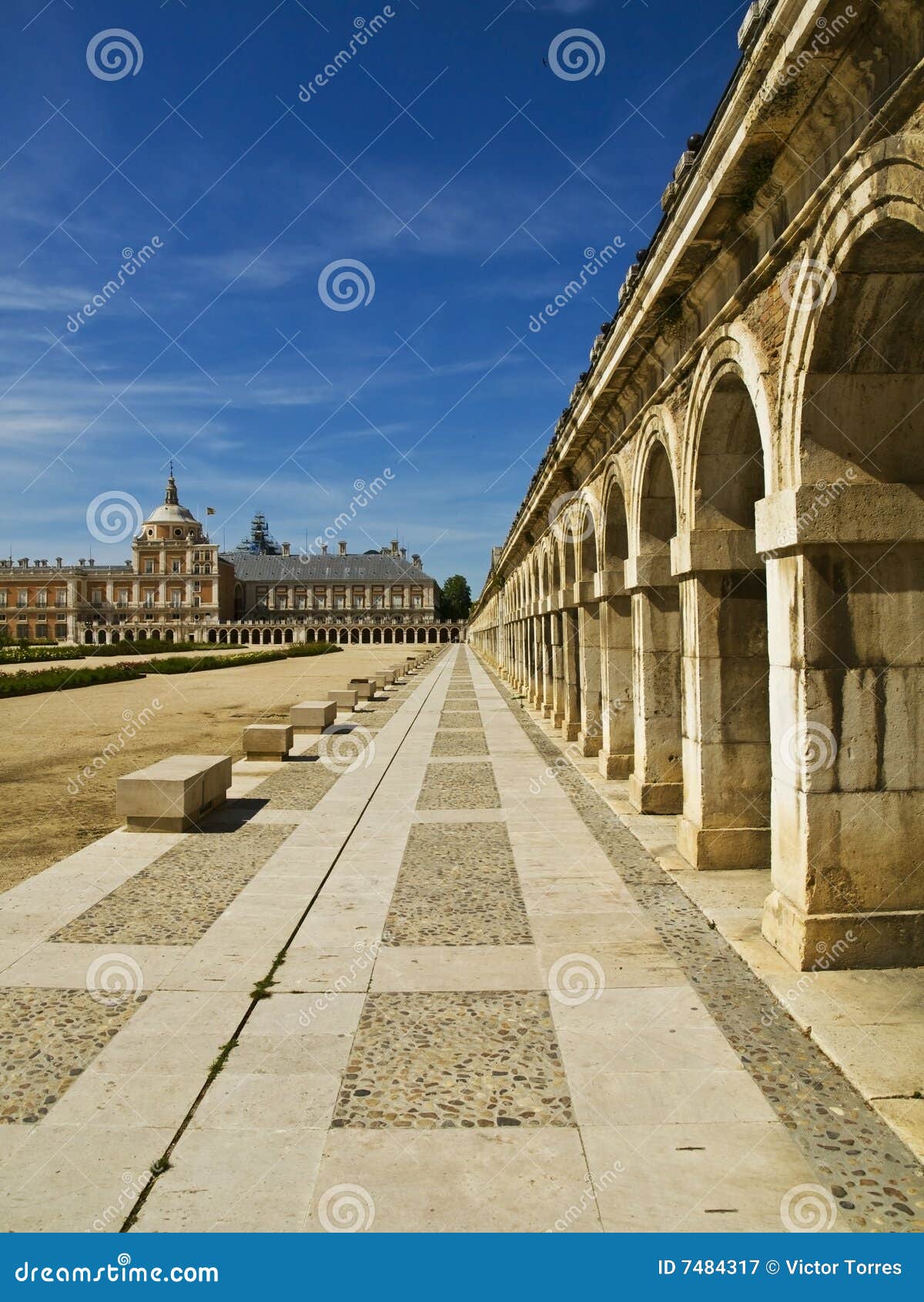 Royal Palace of Aranjuez stock image. Image of scene, 18th - 7484317