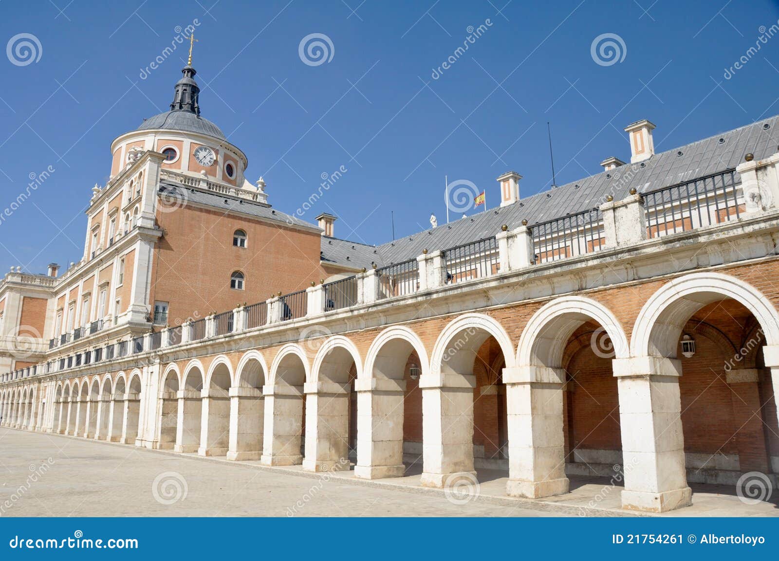 The Royal Palace of Aranjuez. Madrid (Spain) Stock Image - Image of ...