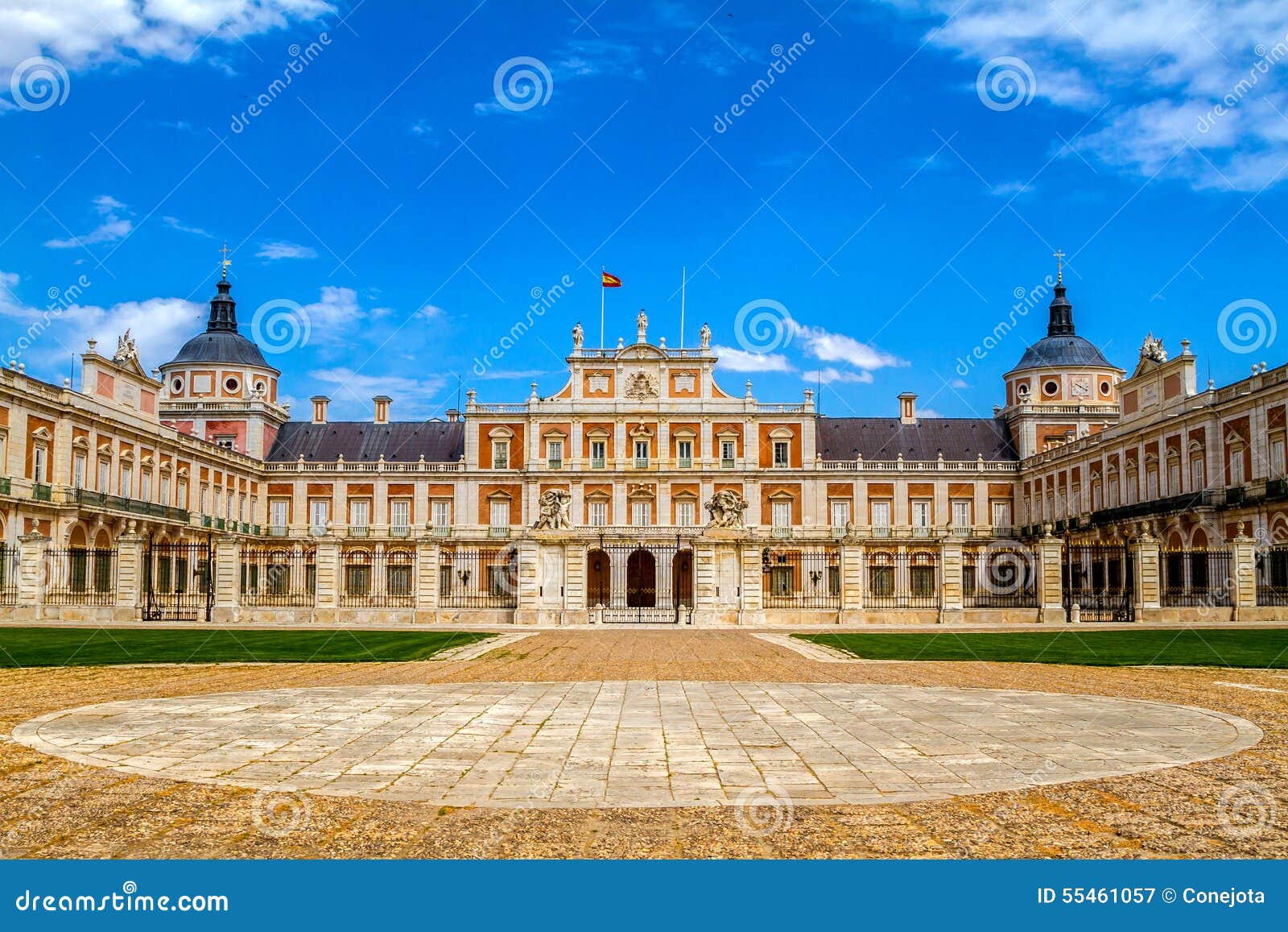 Royal Palace of Aranjuez stock image. Image of historical - 55461057