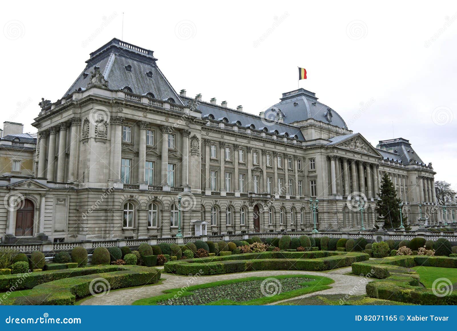 Royal Palace of Brussels, BELGIUM. Stock Image - Image of europe ...