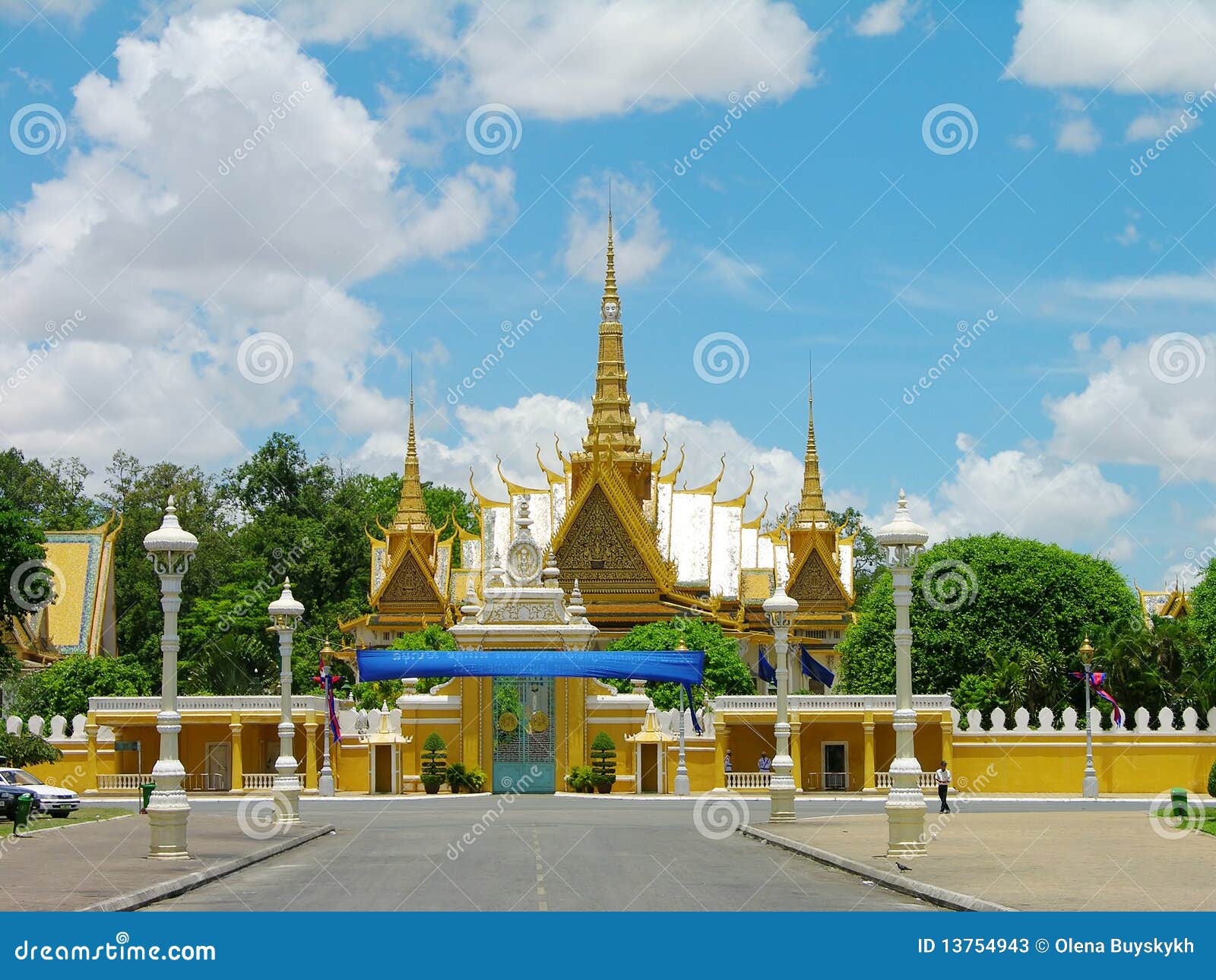 Royal Palace Complex, Phnom Penh Stock Image - Image of city, king ...