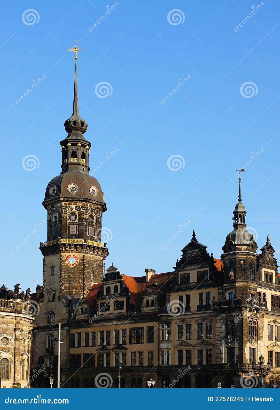 Royal Palace in Dresden stock afbeelding. Image of blauw - 27578245