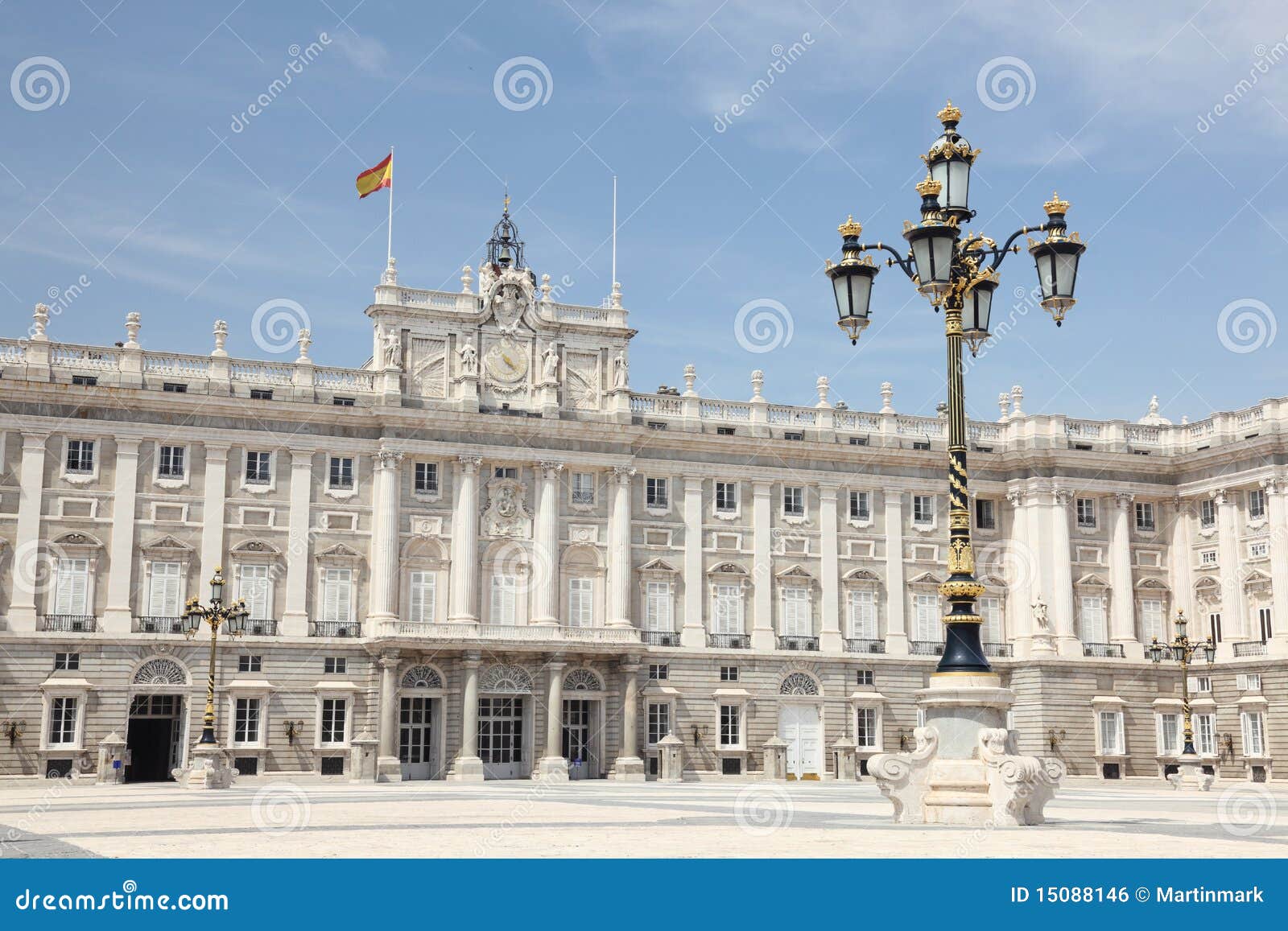 Royal Palace Madrid stock photo. Image of palace, oriente - 15088146