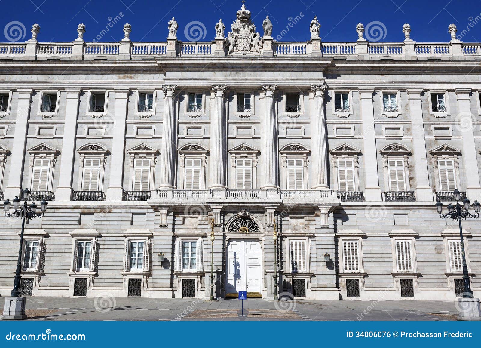 Royal Palace stock photo. Image of courtyard, facade - 34006076