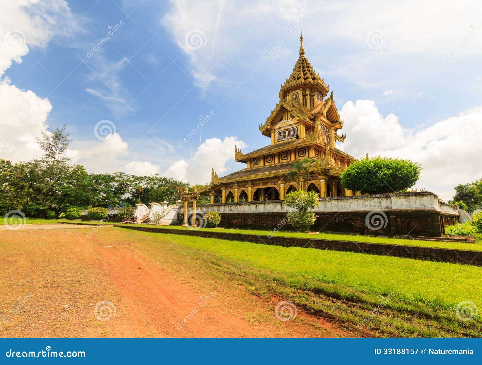 Royal palace, Myanmar stock image. Image of myanmar, famous - 33188157