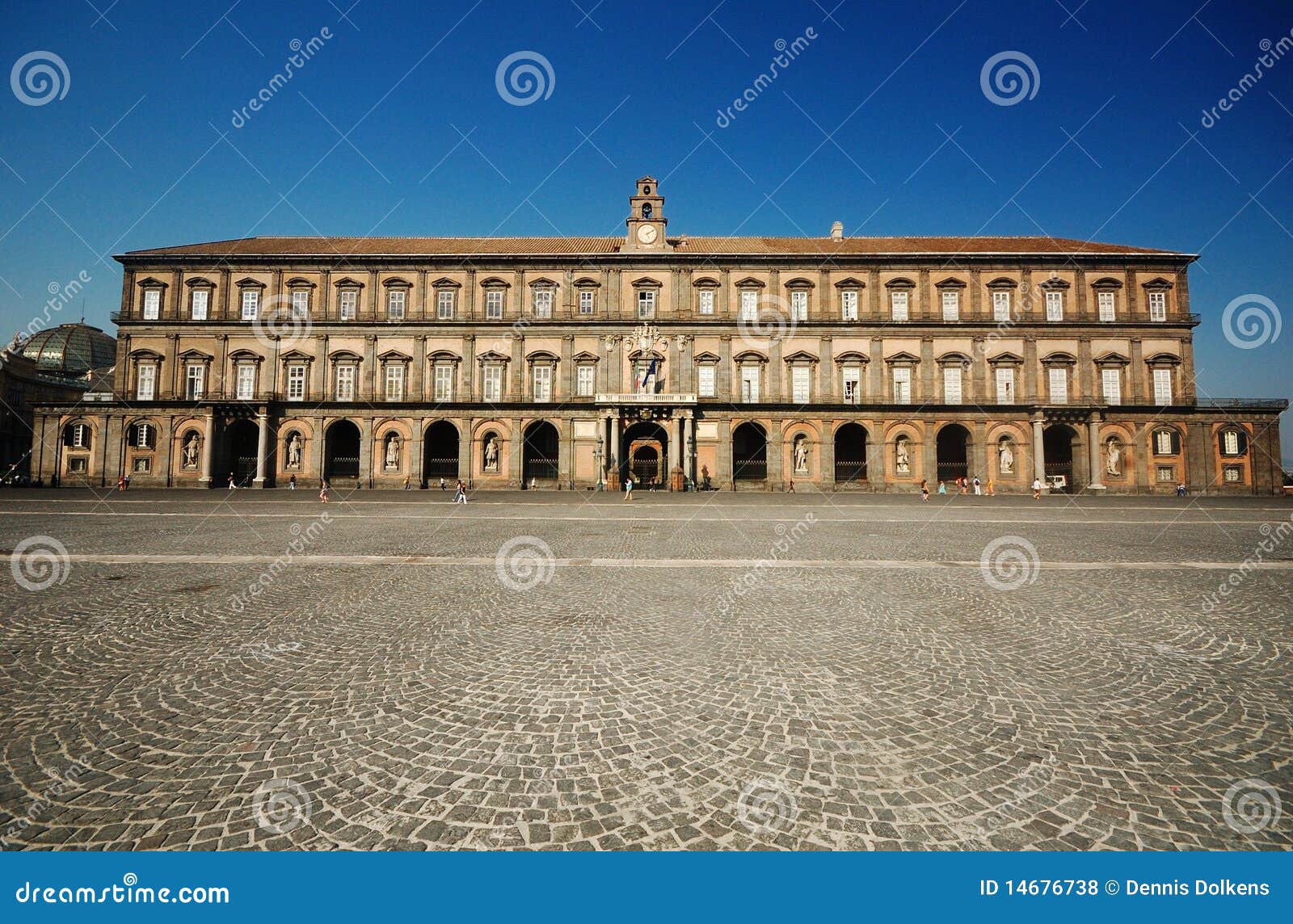 Royal Palace of Naples, Italy Stock Photo - Image of south, italy: 14676738