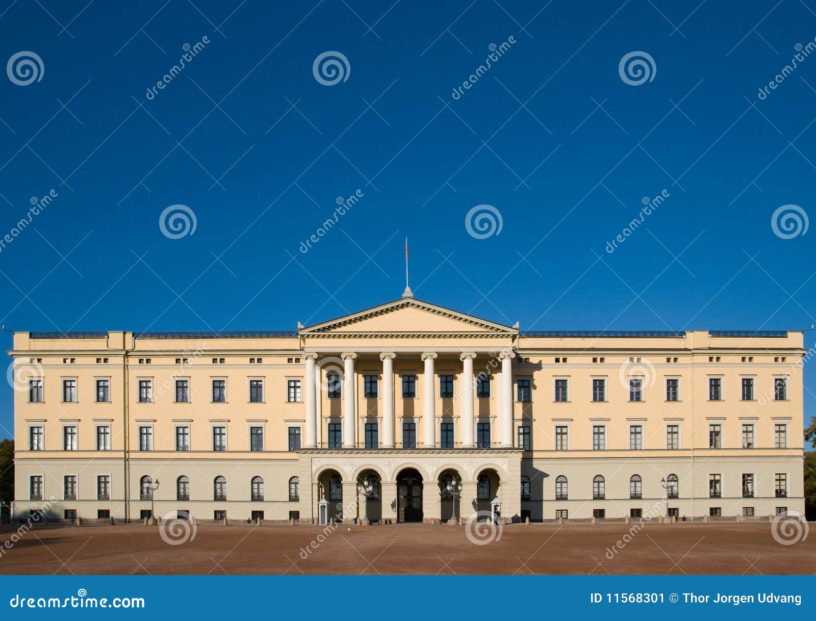 Royal Palace a Oslo, Norvegia Immagine Stock - Immagine di reale ...