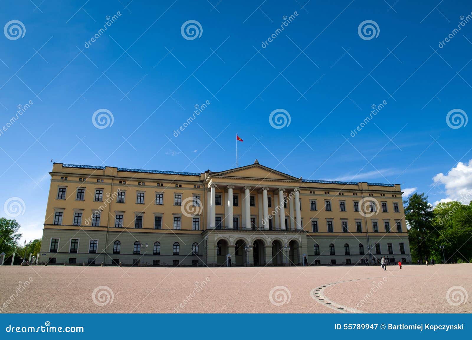 Royal Palace, Oslo, Norway stock image. Image of capital - 55789947