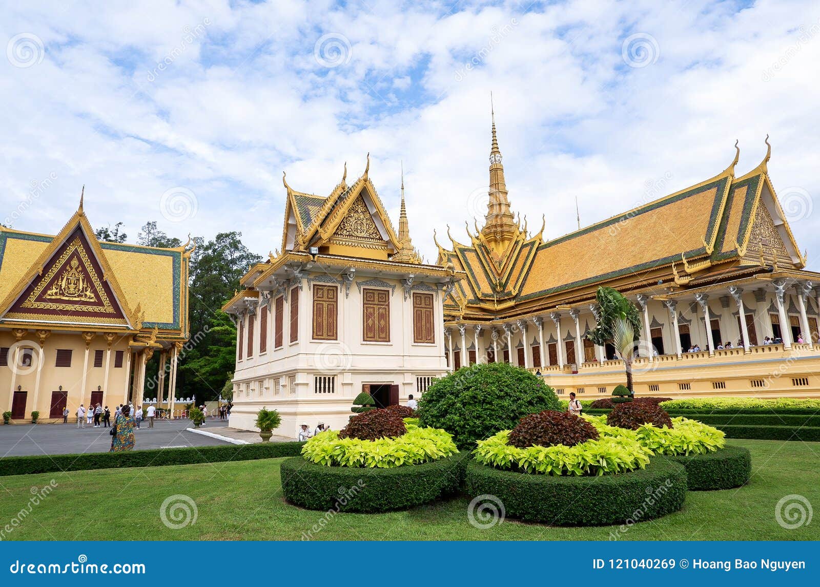 Royal Palace in Phnom Penh redactionele stock afbeelding. Image of ...