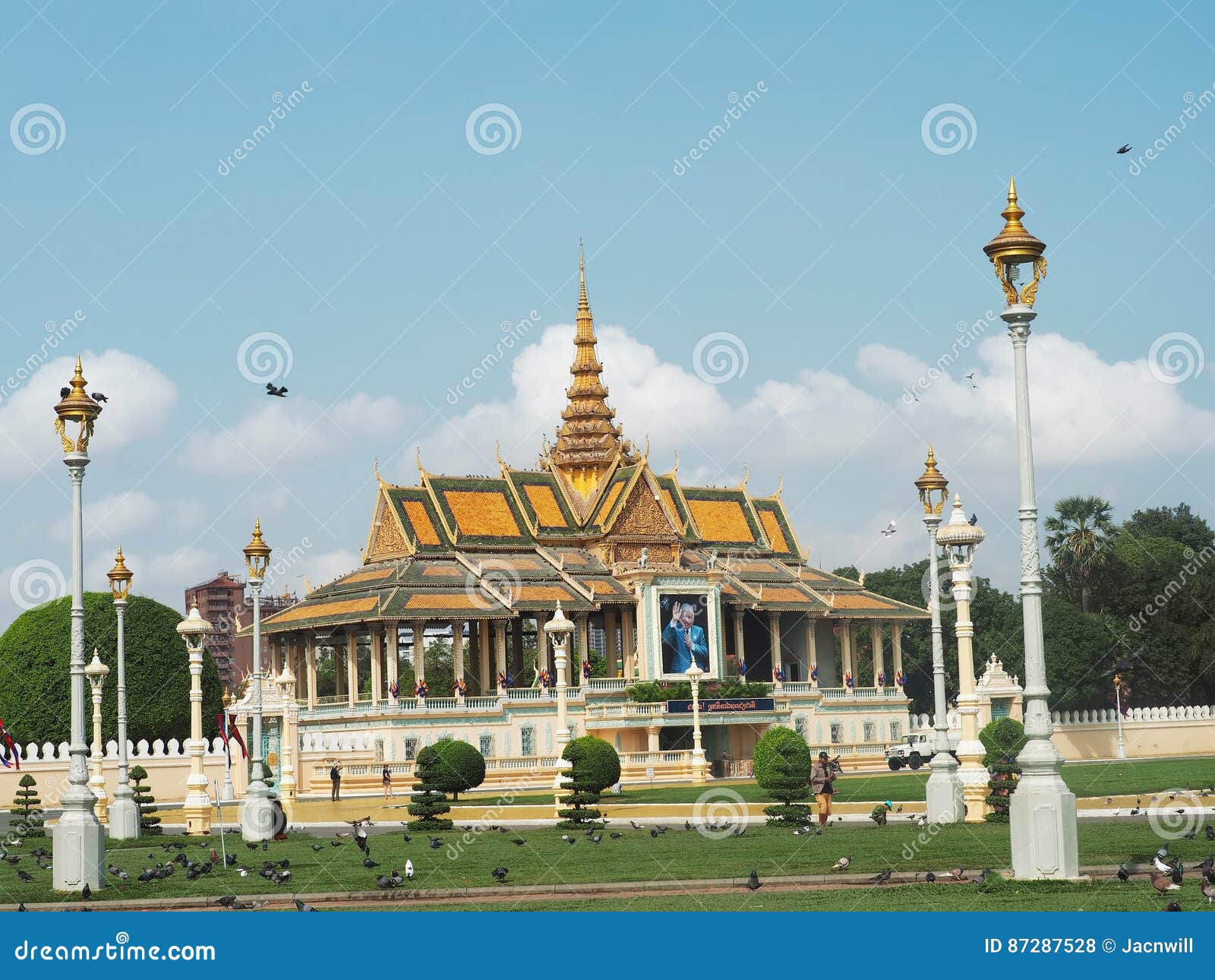 Royal Palace, Phnom Penh, Cambodia Editorial Stock Photo - Image of ...